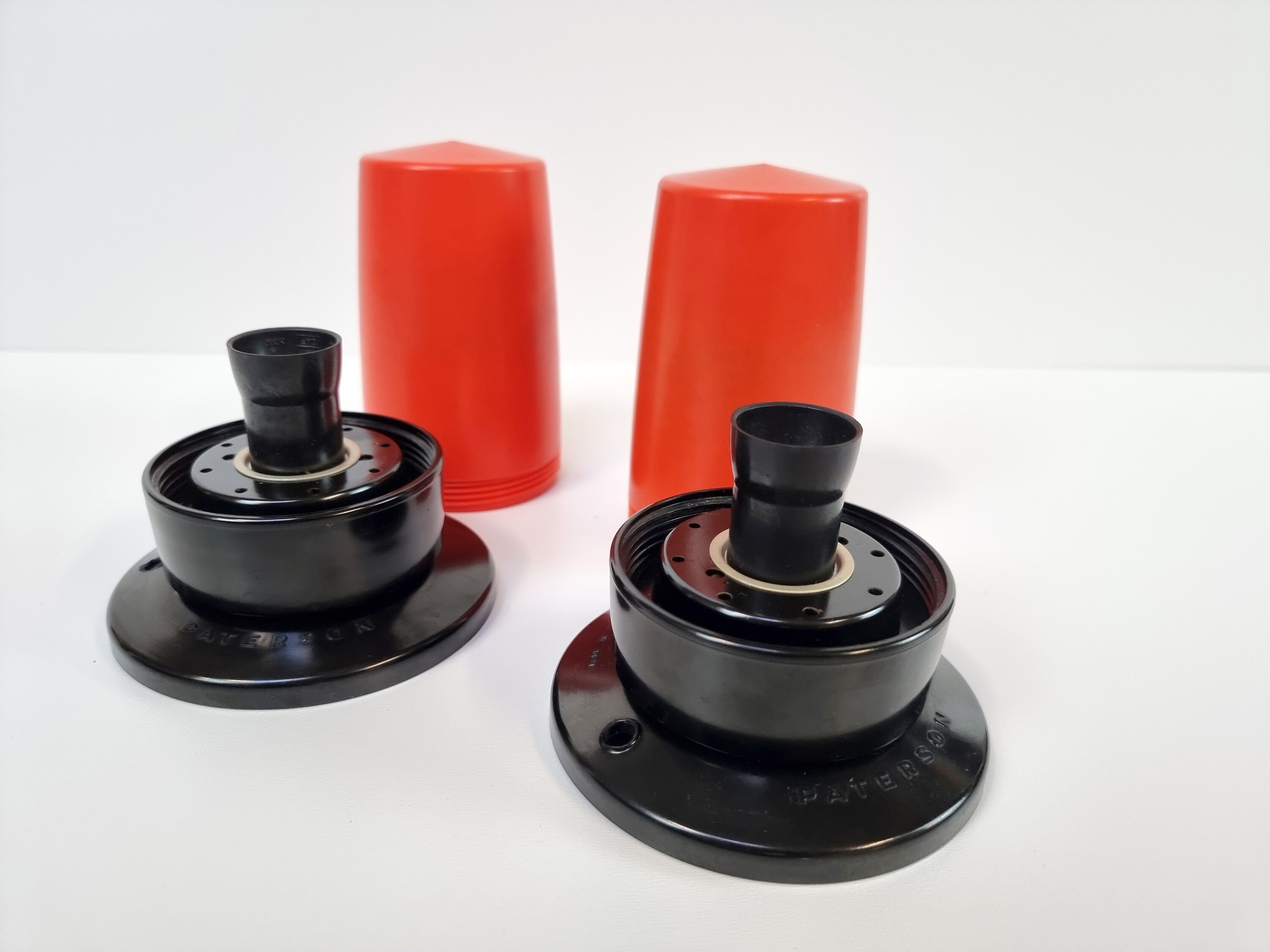 Space Age Design - Vintage PATERSON Wall Lamps - Vintage Orange Wall ...