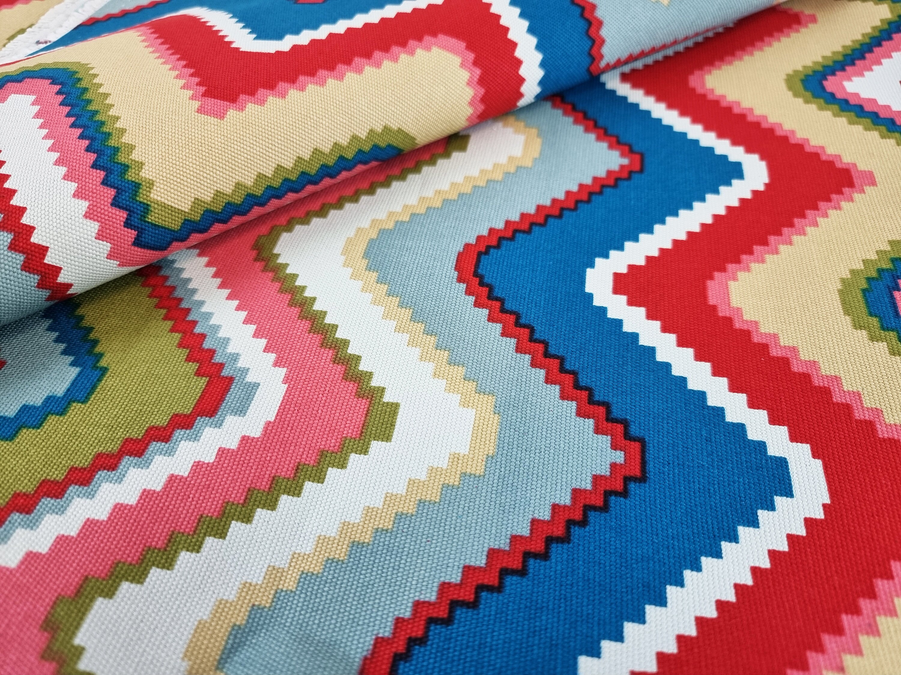 NOS - Space Age Design - Vintage 1980s Fabric - Funky Retro Fabric For ...