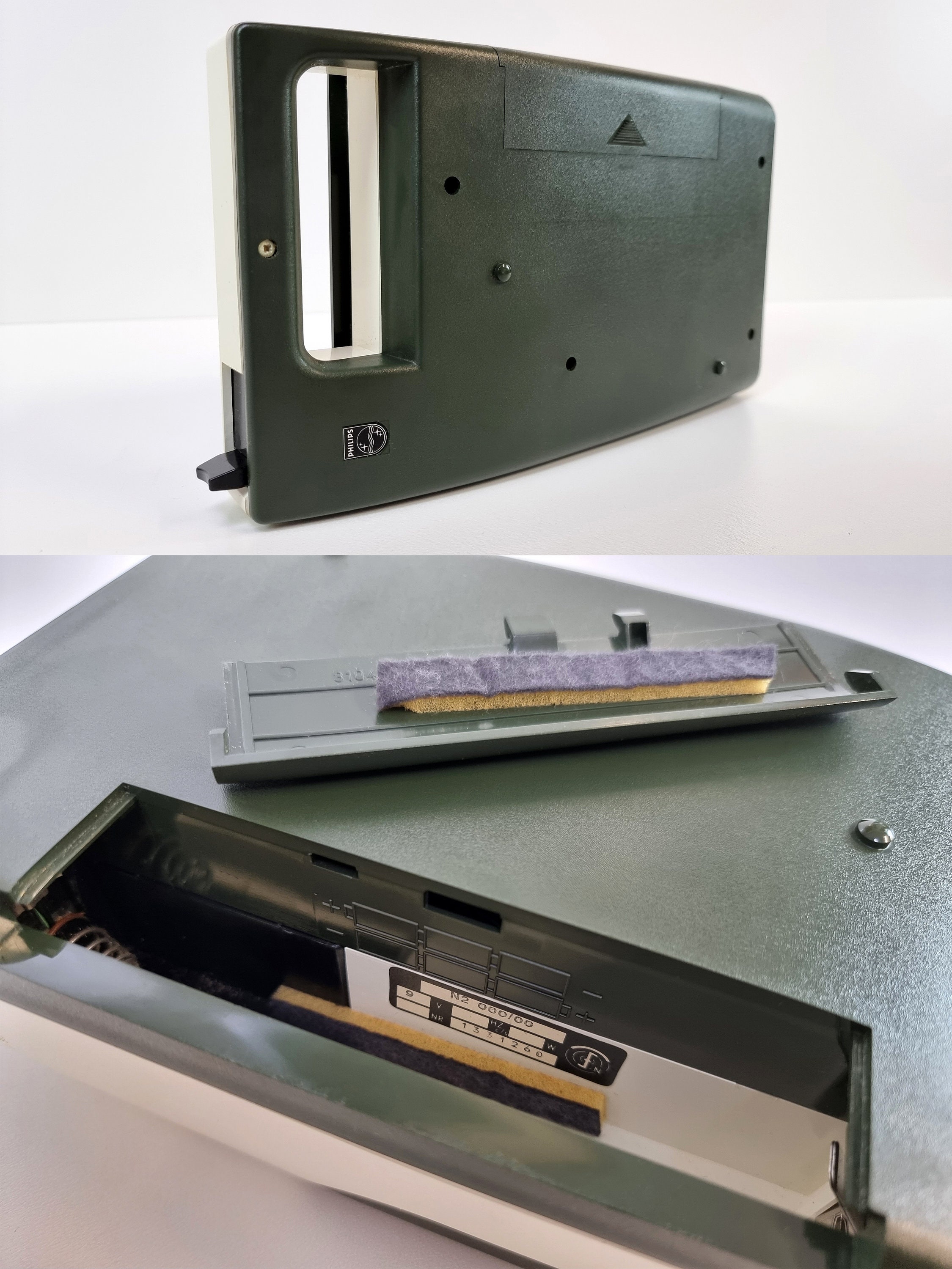 Space Age Design - Vintage PHILIPS N2000 Portable Cassette Player ...