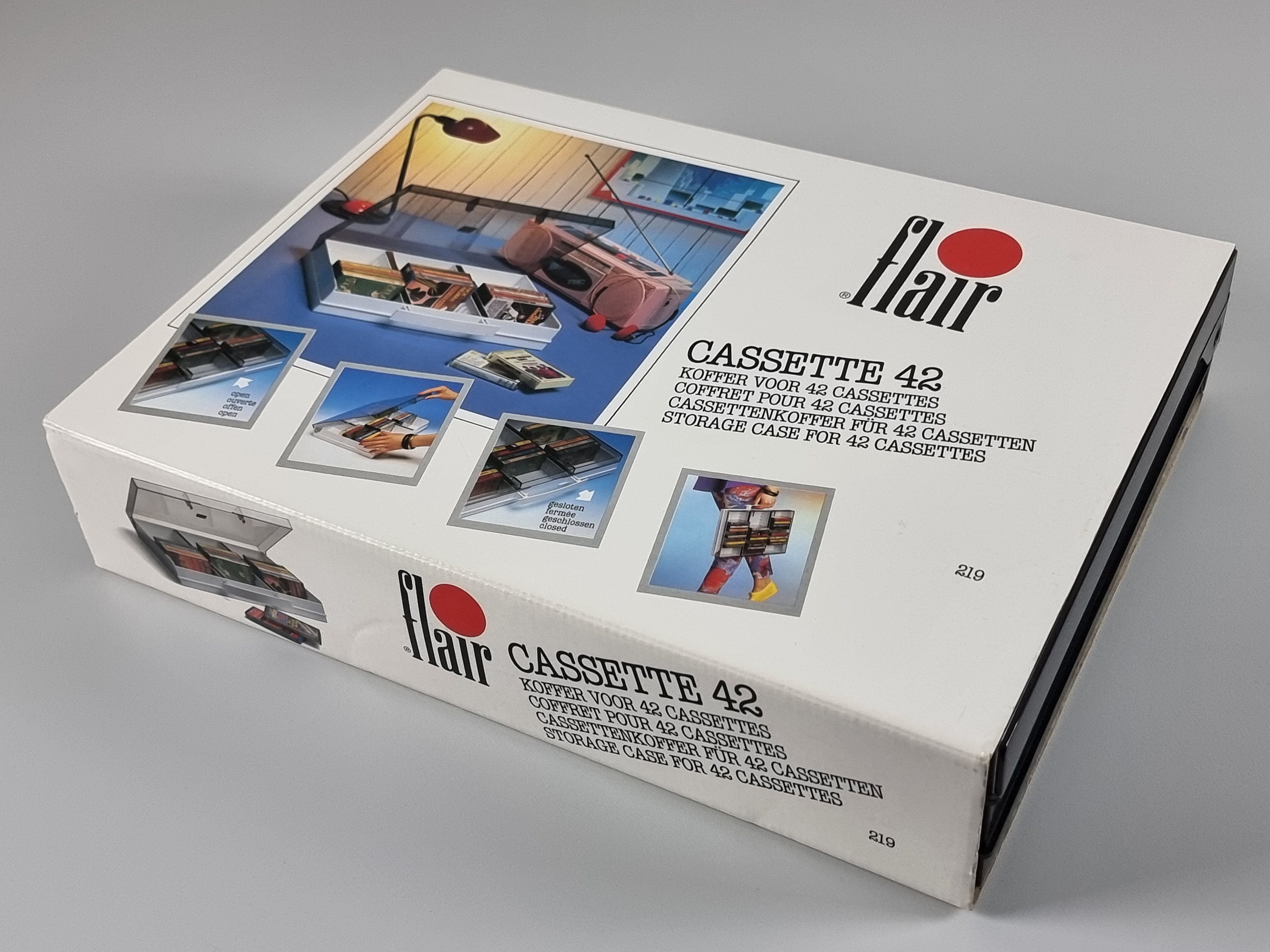 New In Box - Contemporary Design - Vintage FLAIR Plastic Storage Case ...