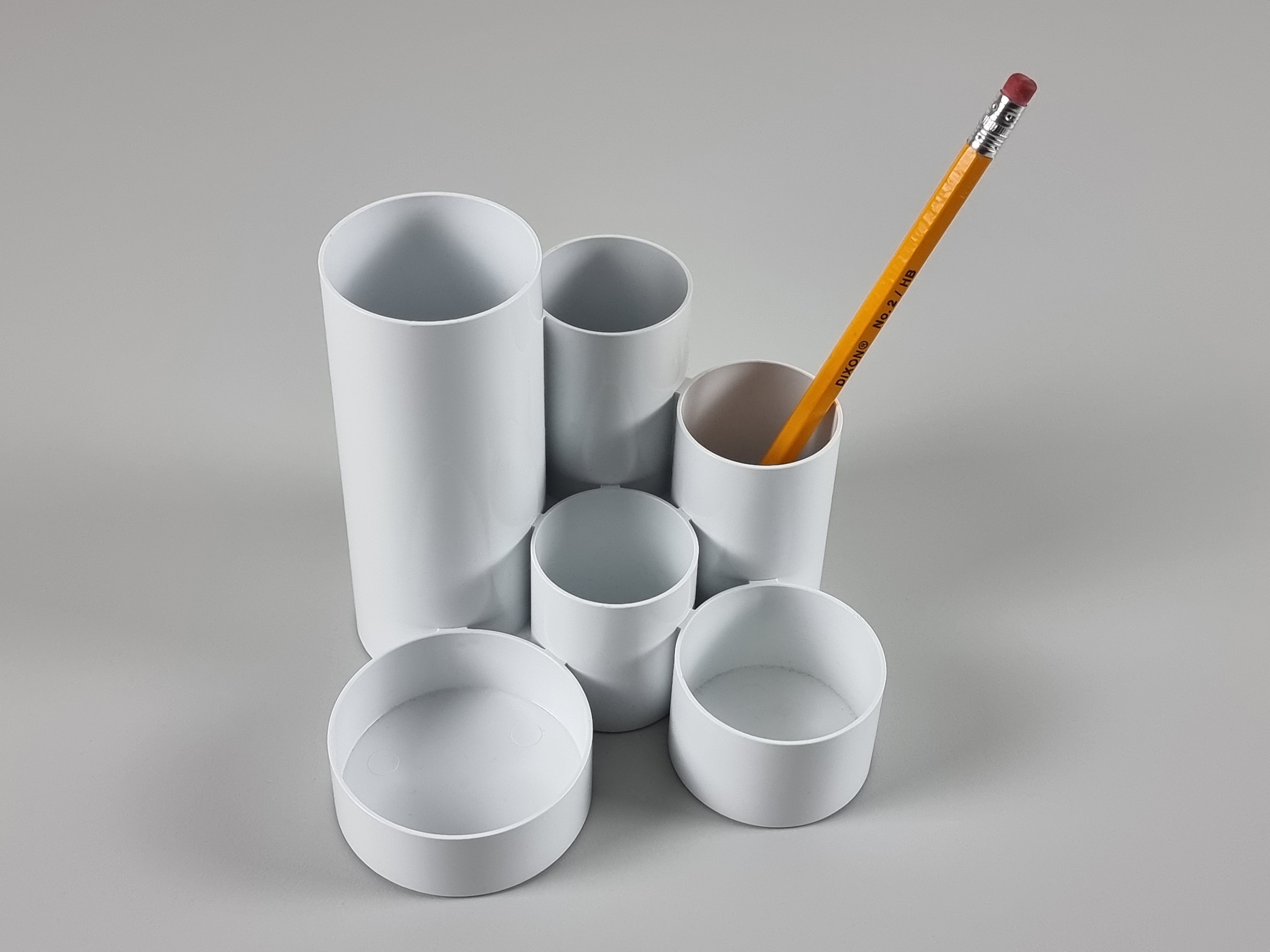 Space Age Design - Vintage MAUL White Plastic Pen Holder And Desk ...