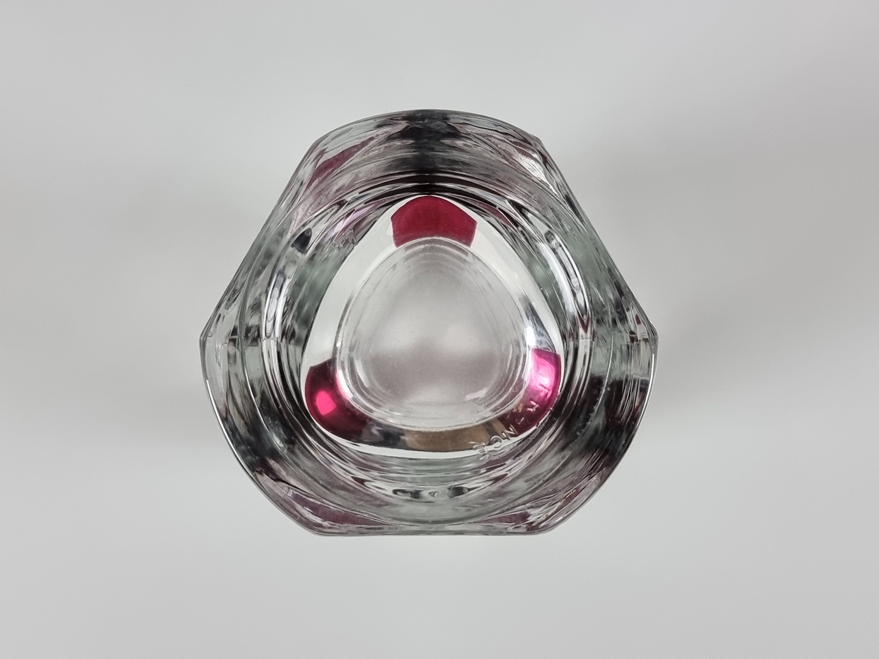 Space Age Design - Vintage LUMINARC Ruby Red Crystal Glass Vase ...