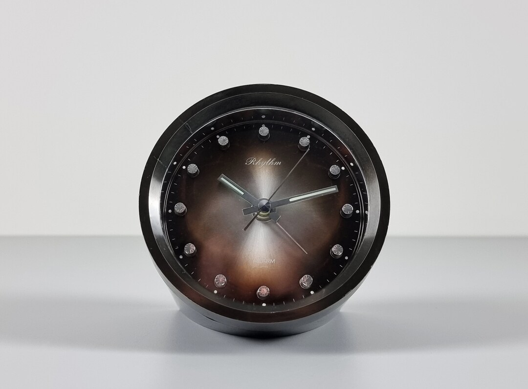 Space Age Design - Vintage RHYTHM No. 51116 Table Alarm Clock - Mid ...