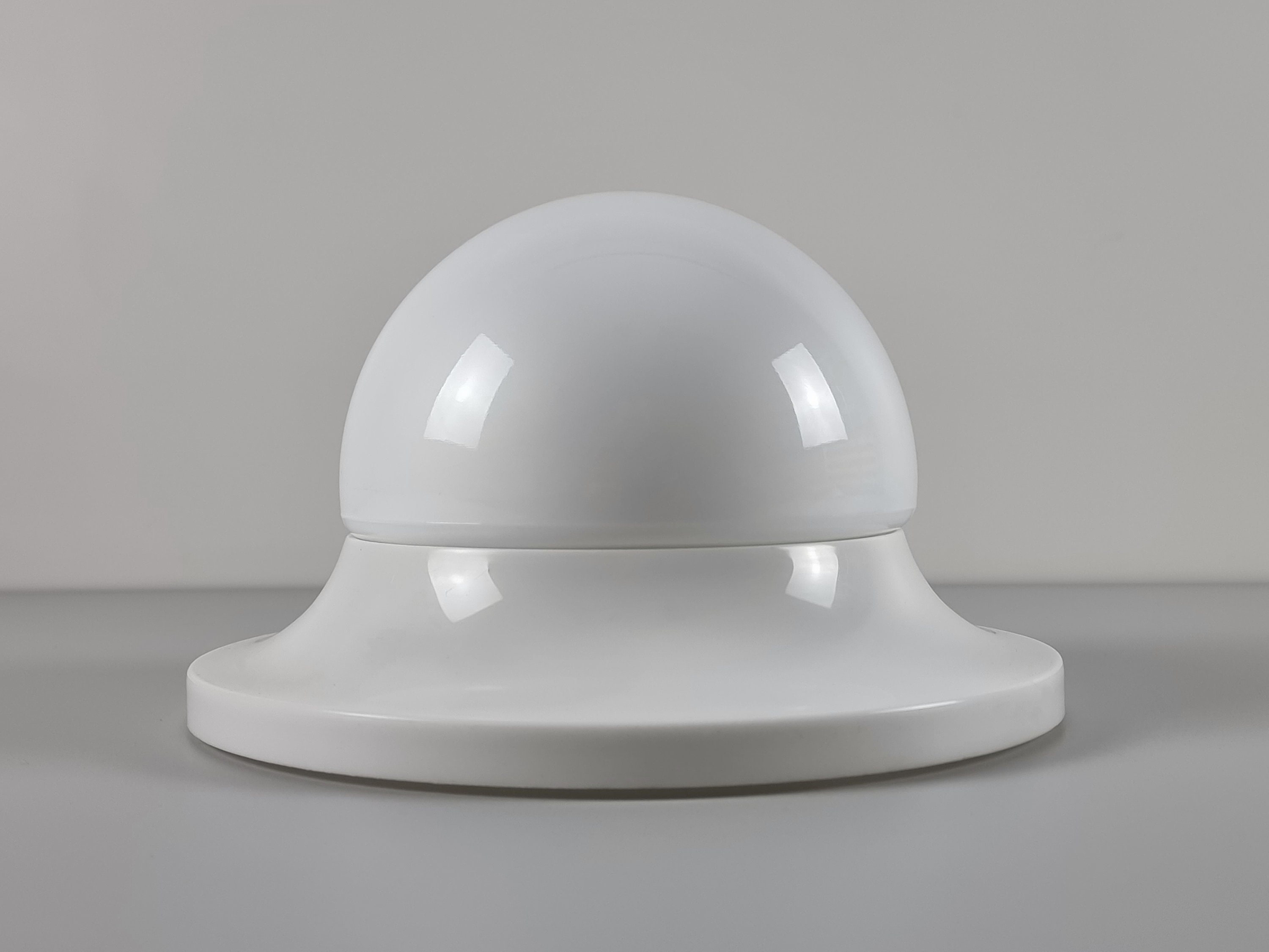 Space Age Design - Vintage 1970s Ceiling And Wall Light Fixture With ...