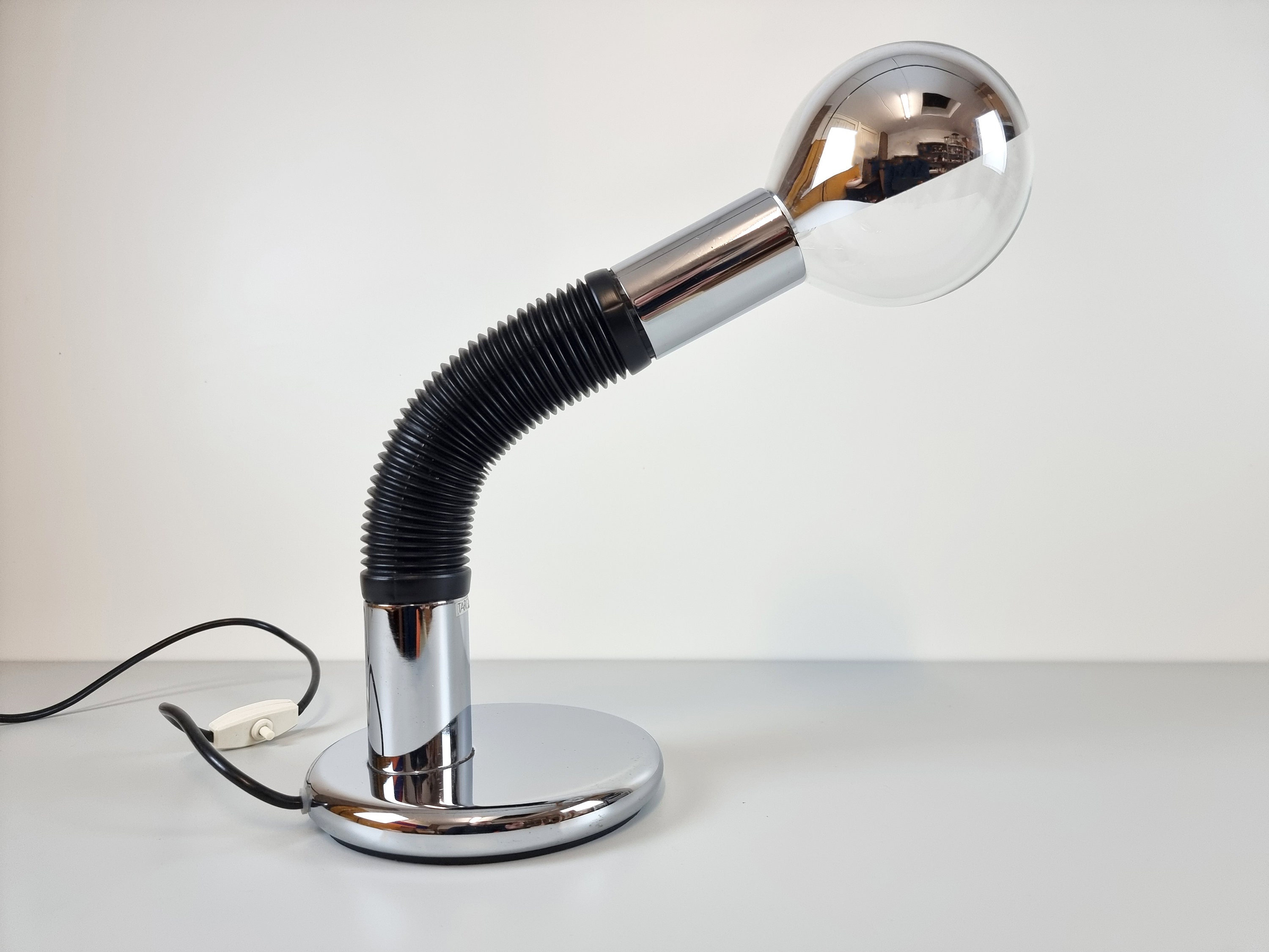 Space Age Design - Vintage TARGETTI SANKEY Elbow Table Lamp - Mid ...