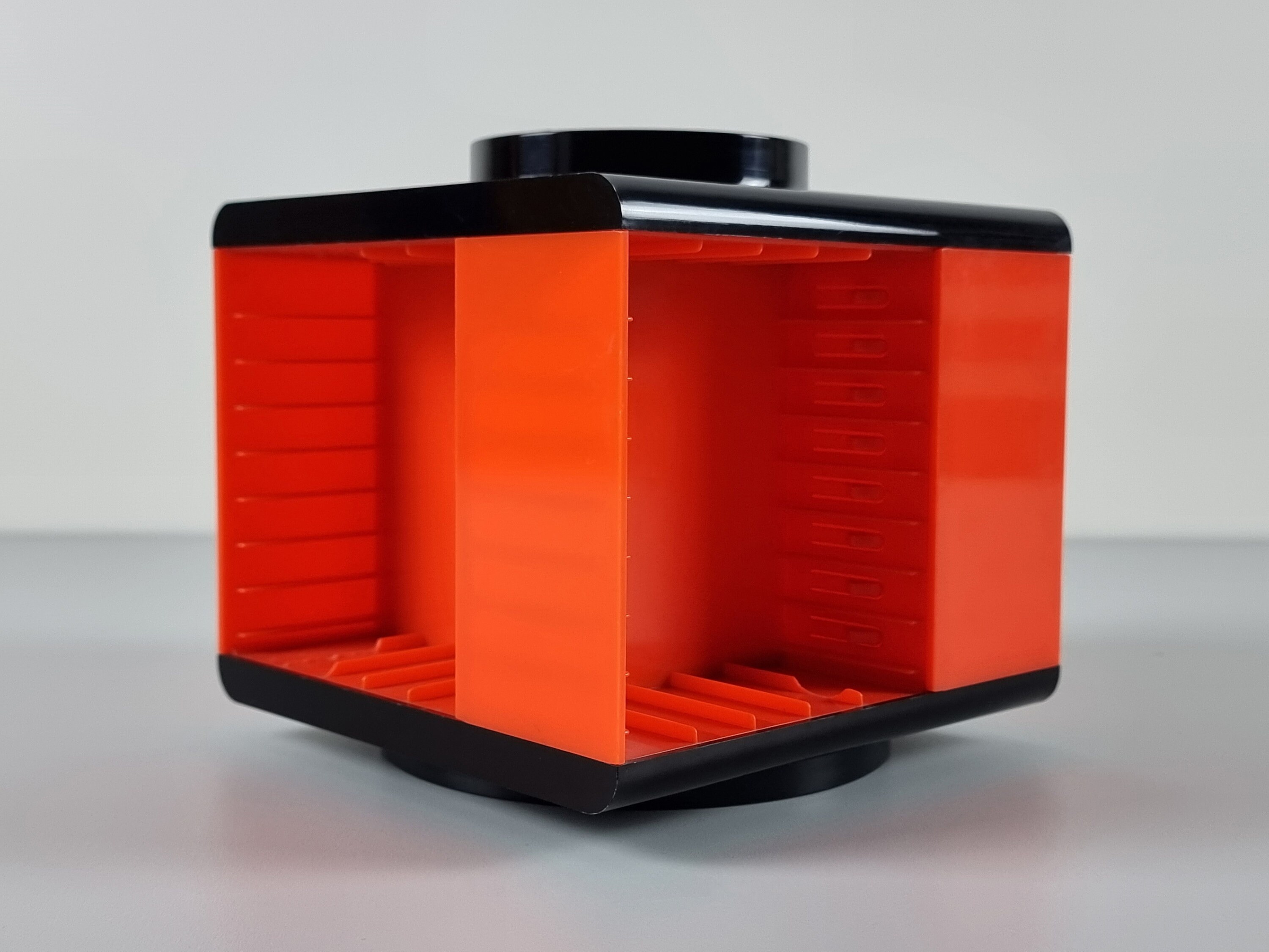 Space Age Design - Vintage SCHOTT Cassette Storage Rack, Carousel Rack ...