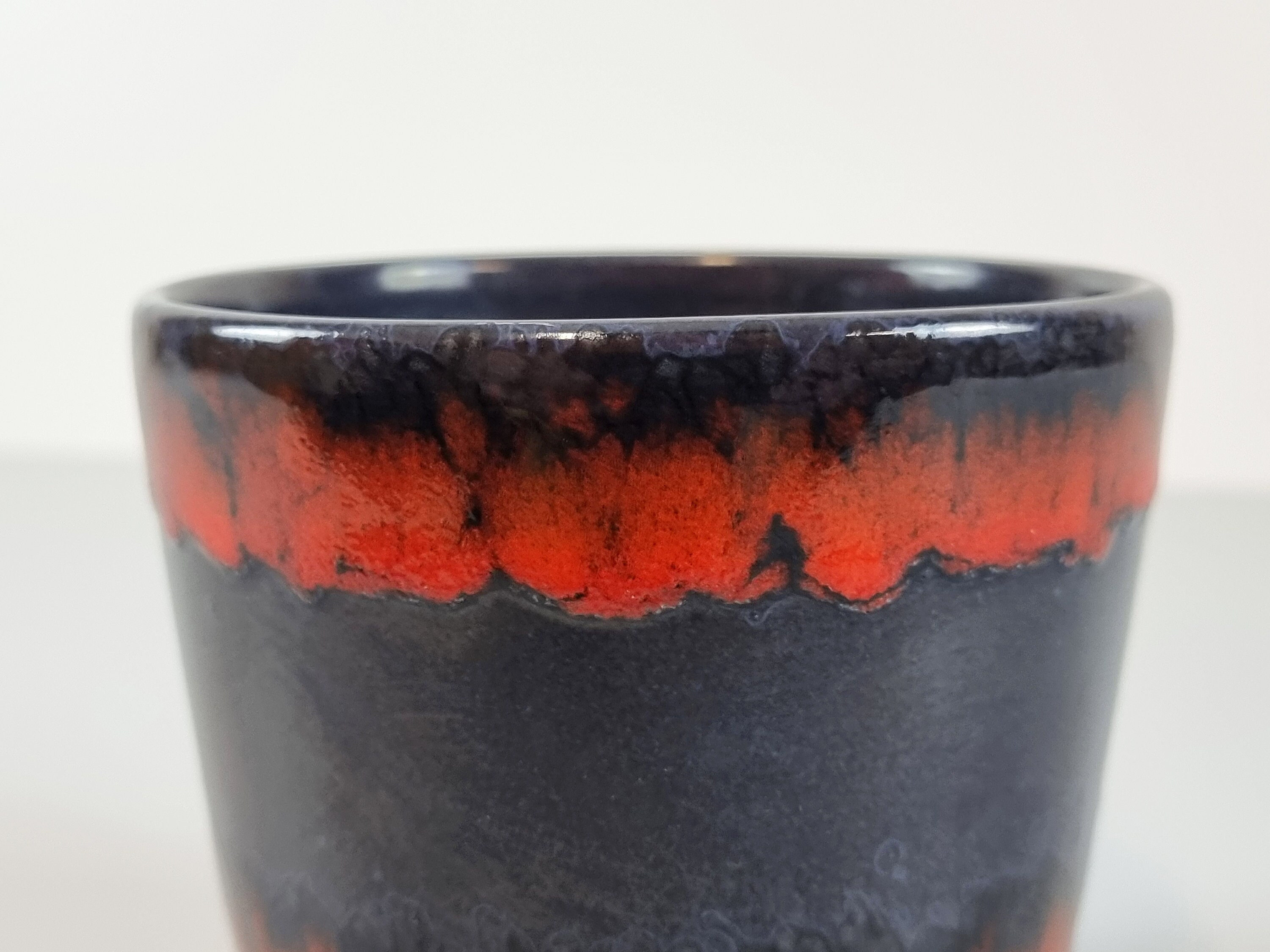 Space Age Design - Vintage Lava Ceramic Planter Pot - Vintage Home ...