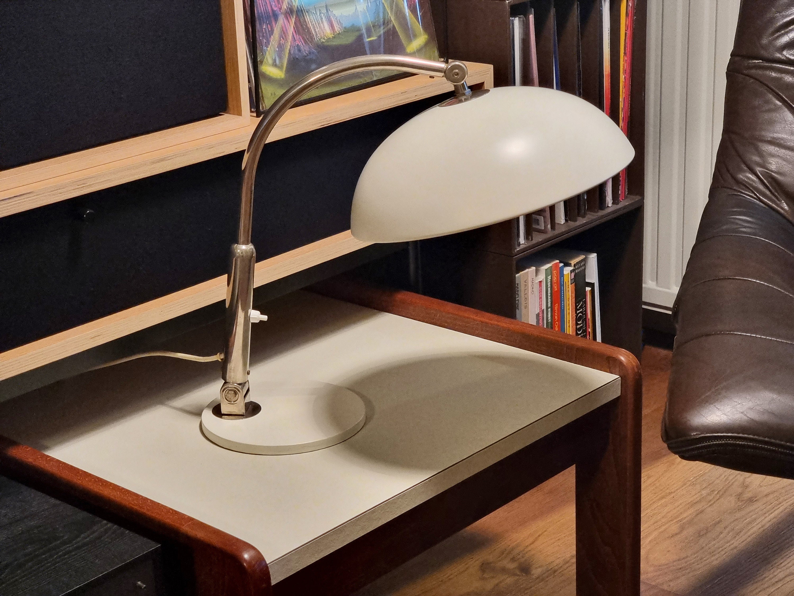 Mid Century Modern - Vintage HALA ZEIST Lampenfabriek Metal Table Lamp ...