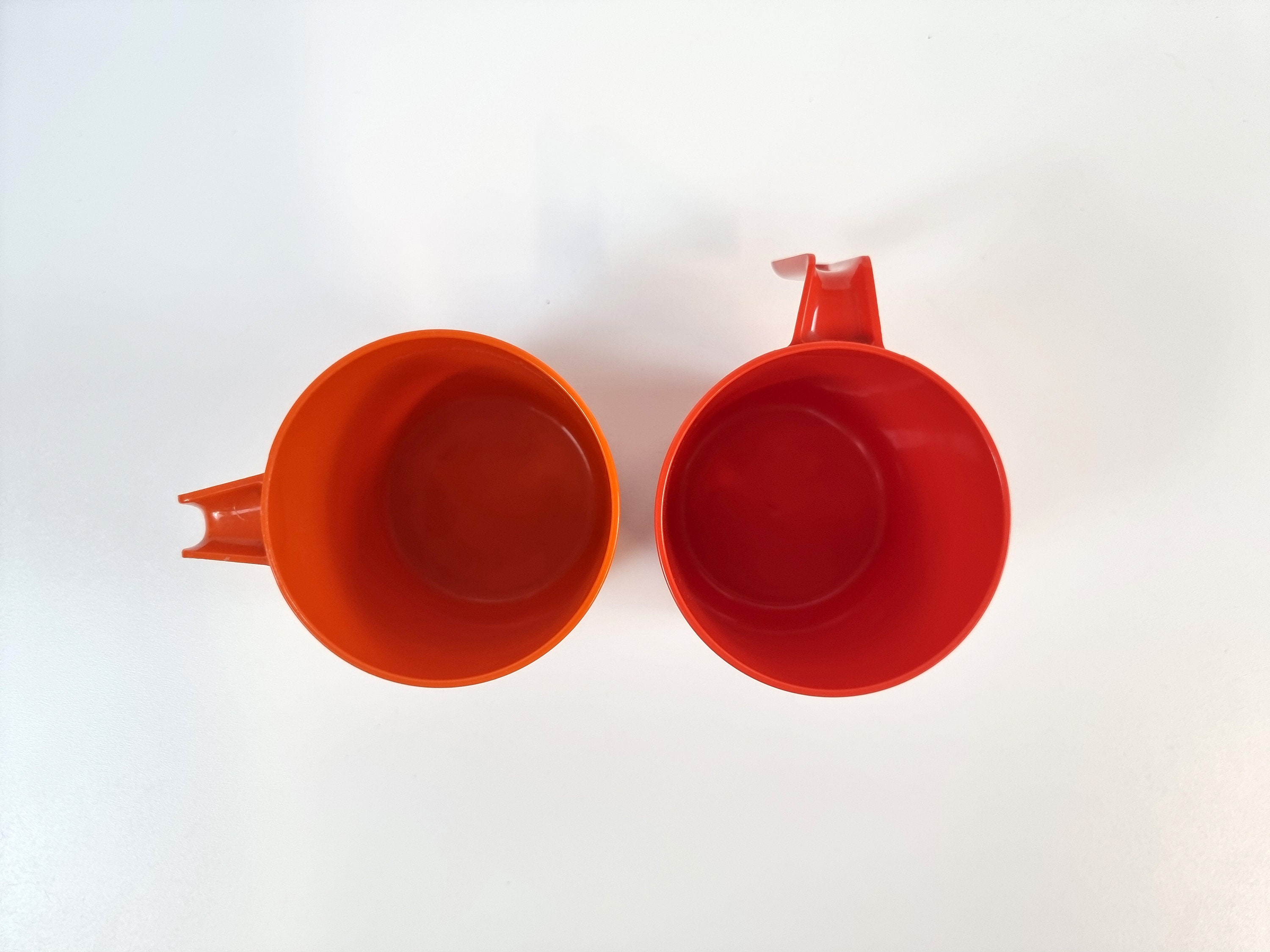 Set Of 2 Vintage MEPAL 300 Melamine Cups - Retro Chic Tableware ...