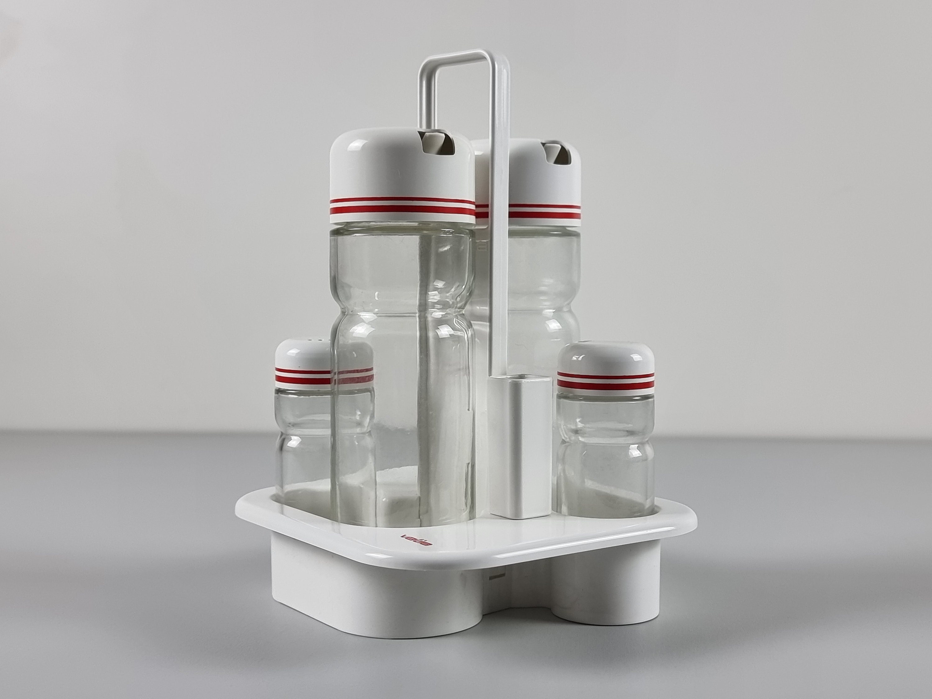 Space Age Design - Vintage VALIRA Series Cruet Set - 5-Piece Condiments ...