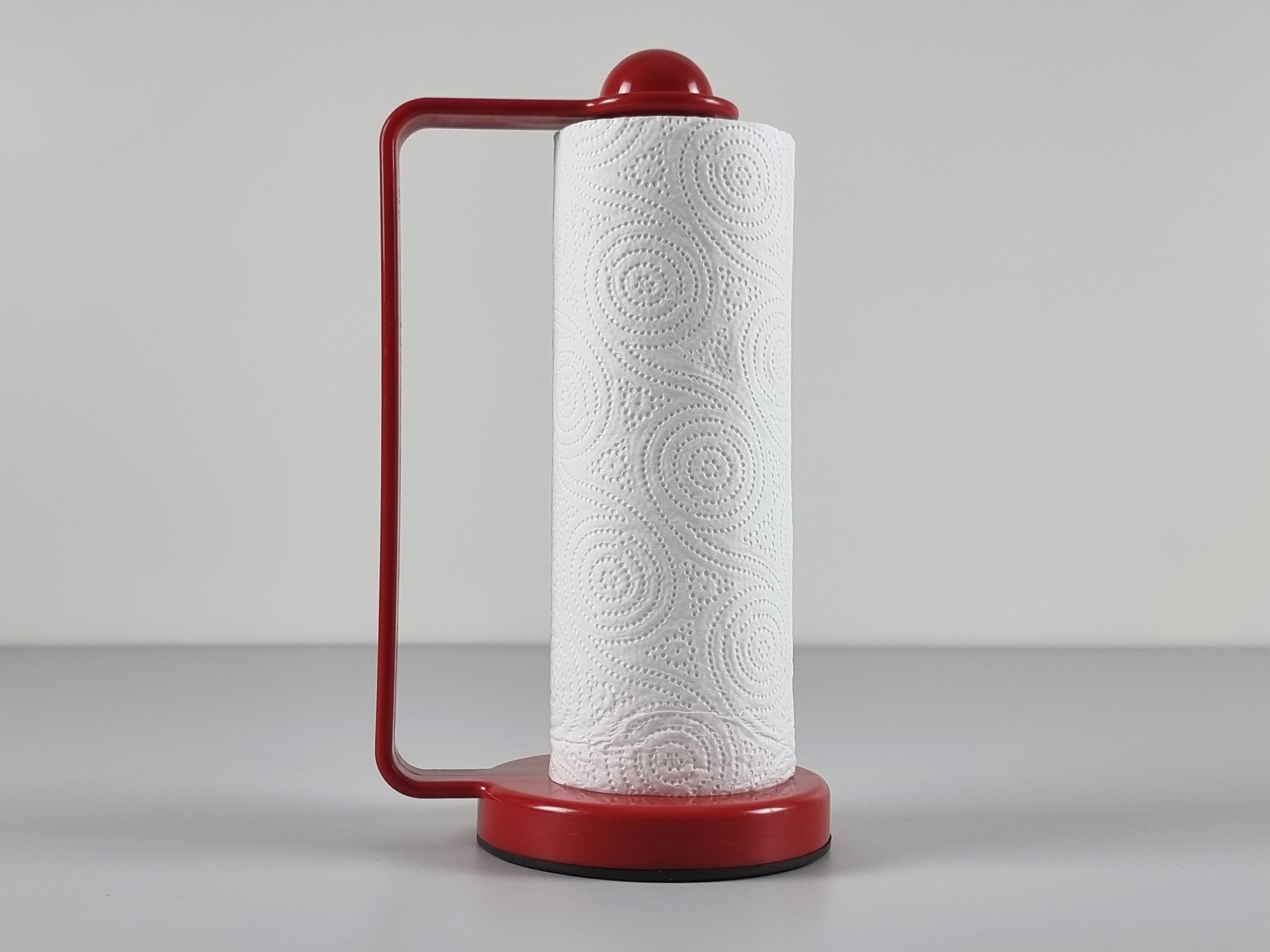 Space Age Design - Vintage GUZZINI Chef Line Red Plastic Kitchen Paper ...