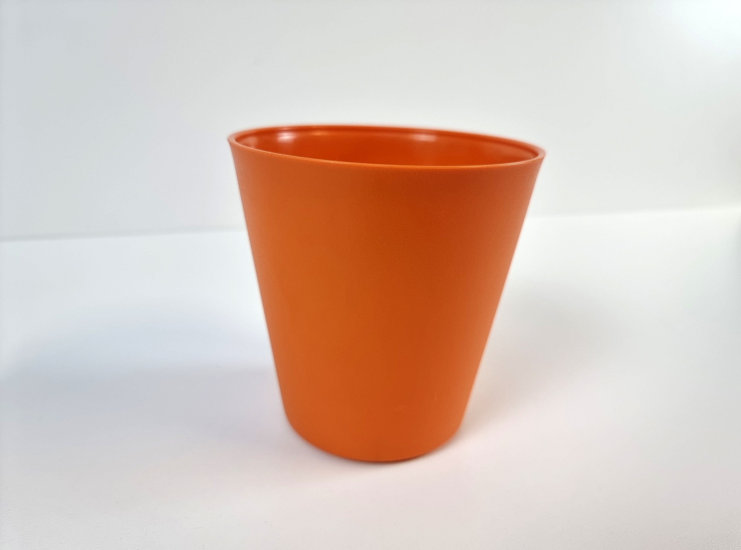 Vintage FOXTROT Orange Plastic Pot - Retro Plastic Planter - Holland ...