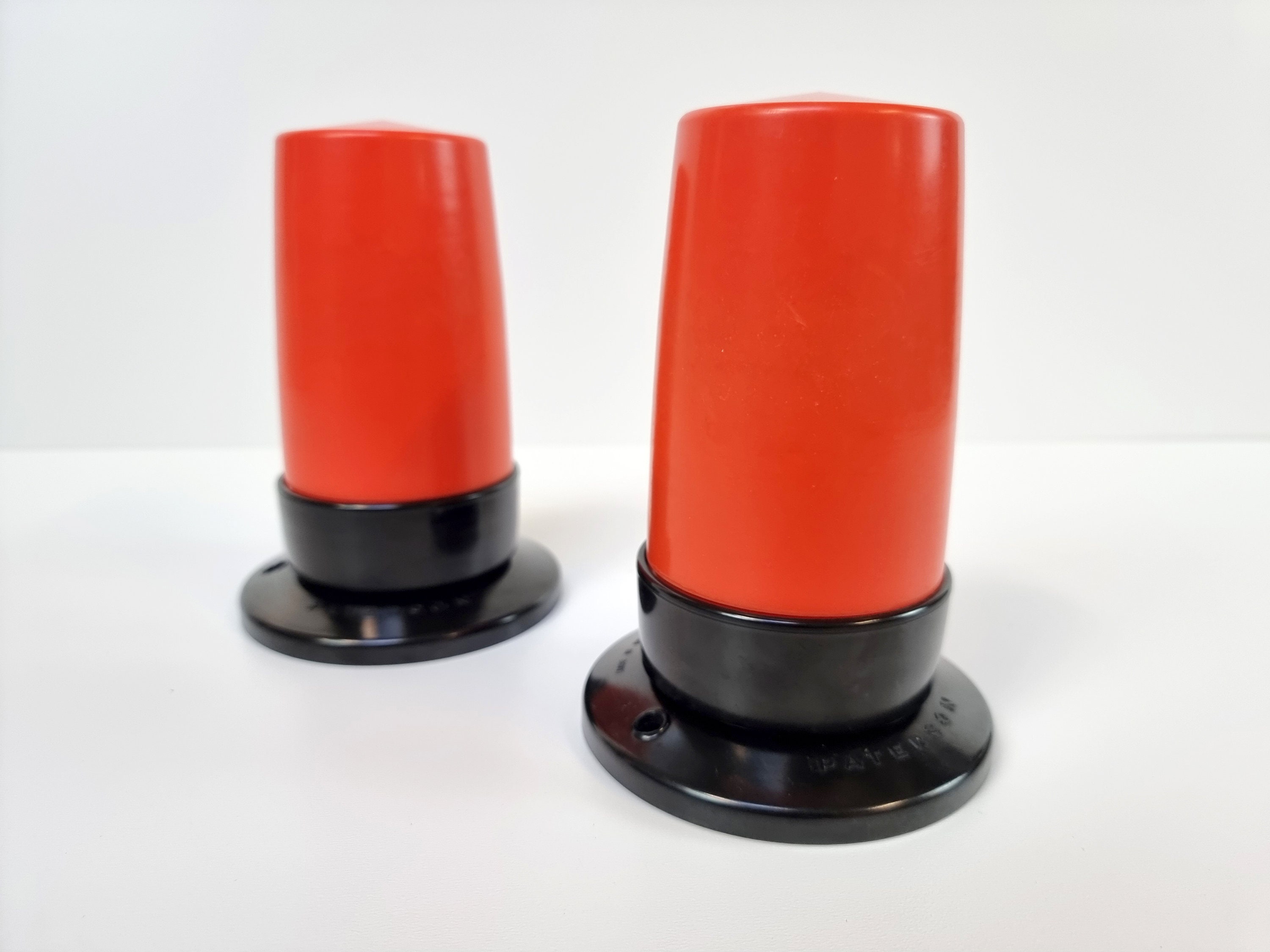 Space Age Design - Vintage PATERSON Wall Lamps - Vintage Orange Wall ...