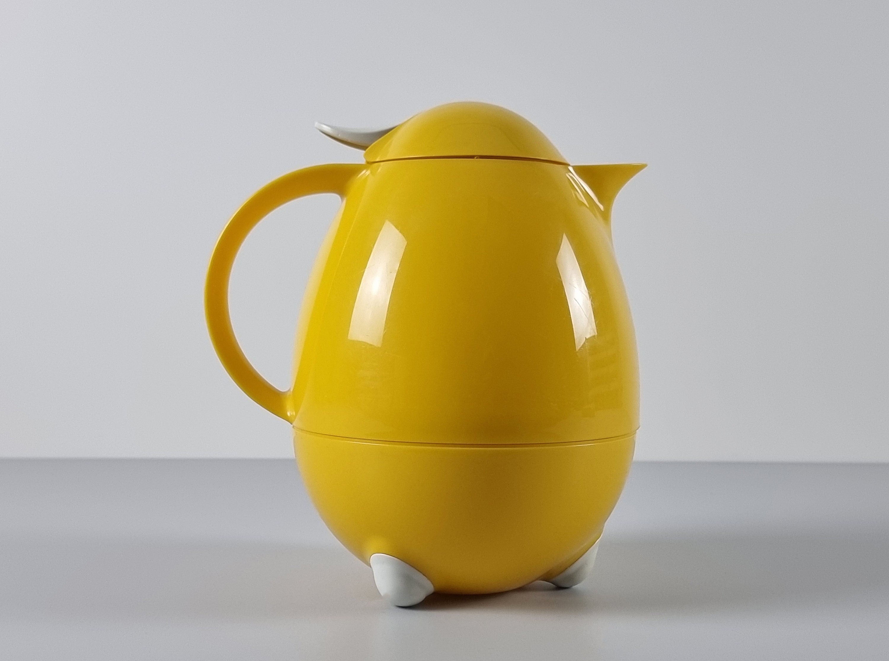 Postmodern Design - Vintage LEIFHEIT Columbus Yellow Plastic Thermos ...