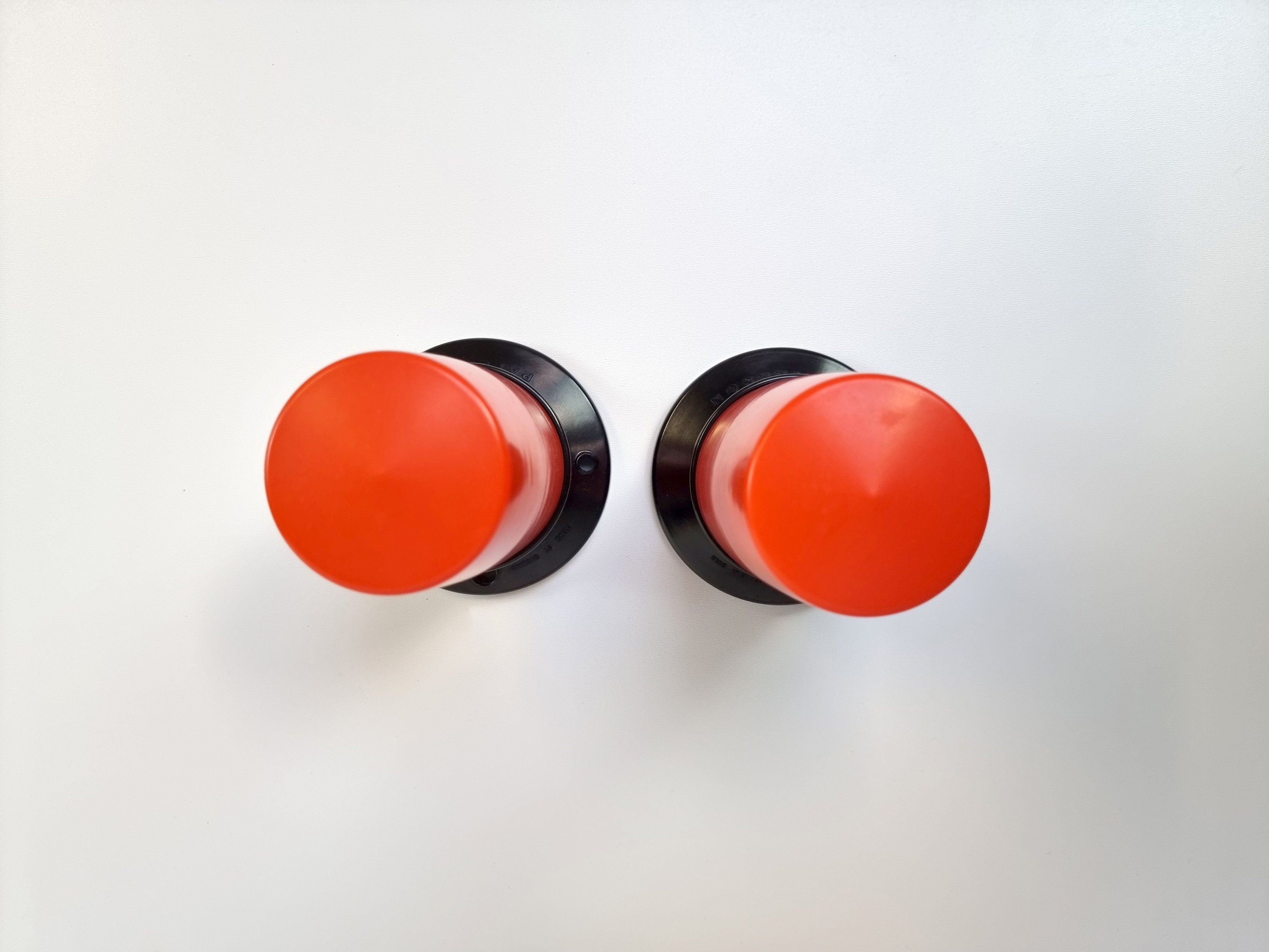Space Age Design - Vintage PATERSON Wall Lamps - Vintage Orange Wall ...