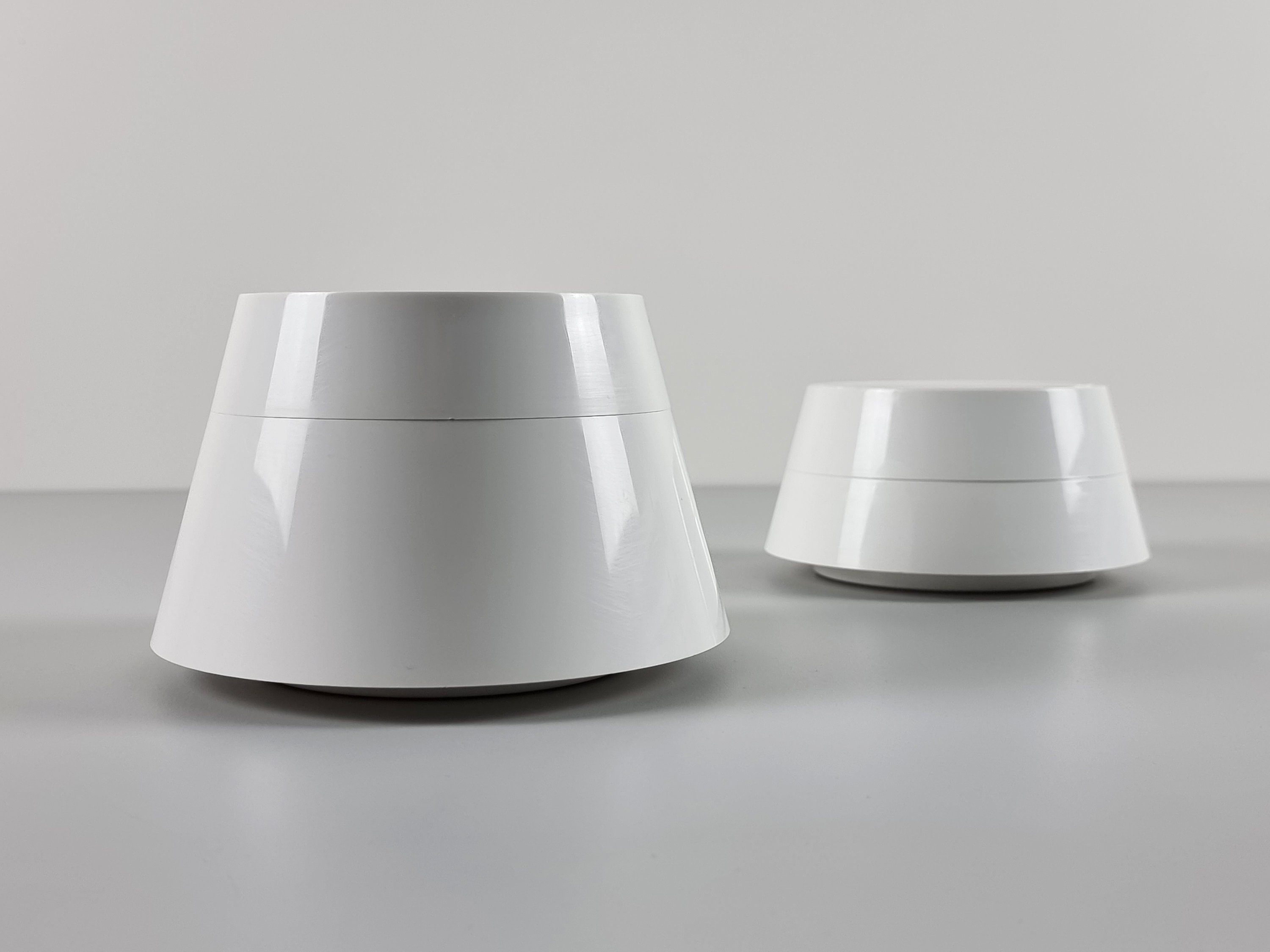 Postmodern Design - Set Of 2 Vintage GUZZINI Plastic Container Jars ...