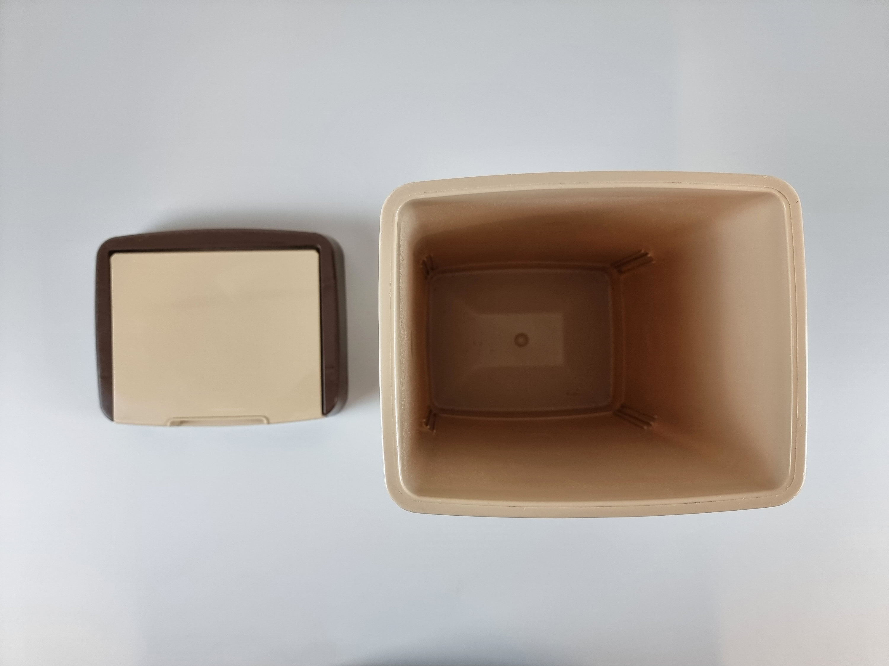 Space Age Design - Vintage CURVER Plastic Waste Bin - Retro Home Decor ...