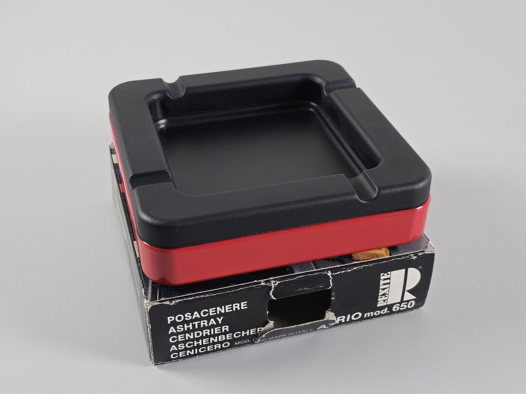 New in Box 1980s Vintage REXITE 650 Atrio Ashtray by Studio Erre ...