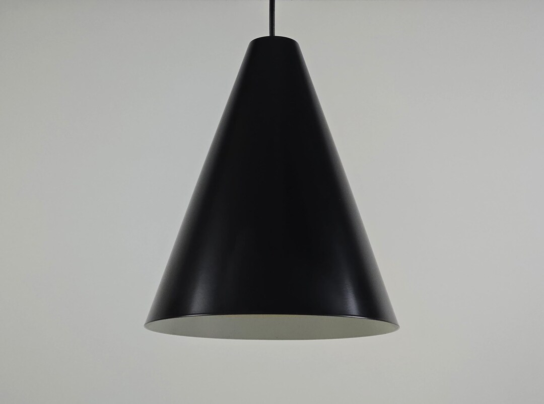 Mid Century Modern - Vintage IKEA 365+ Hotta 30 Black Lacquered Conical ...