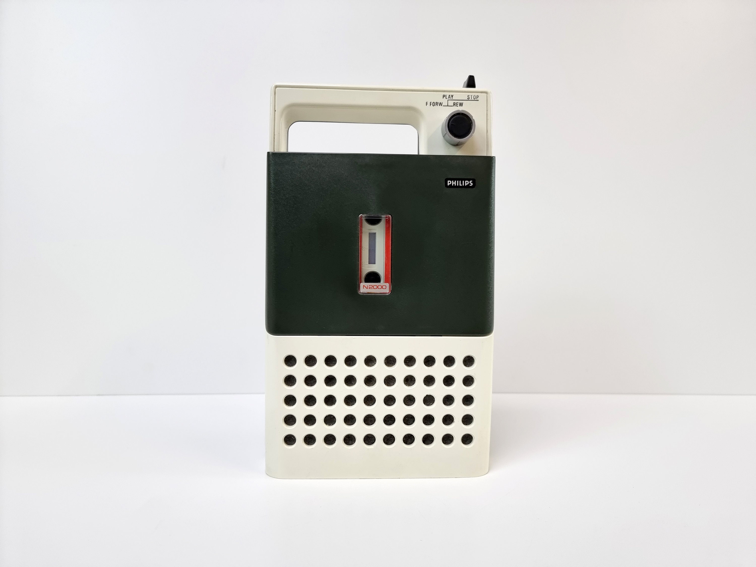 Space Age Design - Vintage PHILIPS N2000 Portable Cassette Player ...