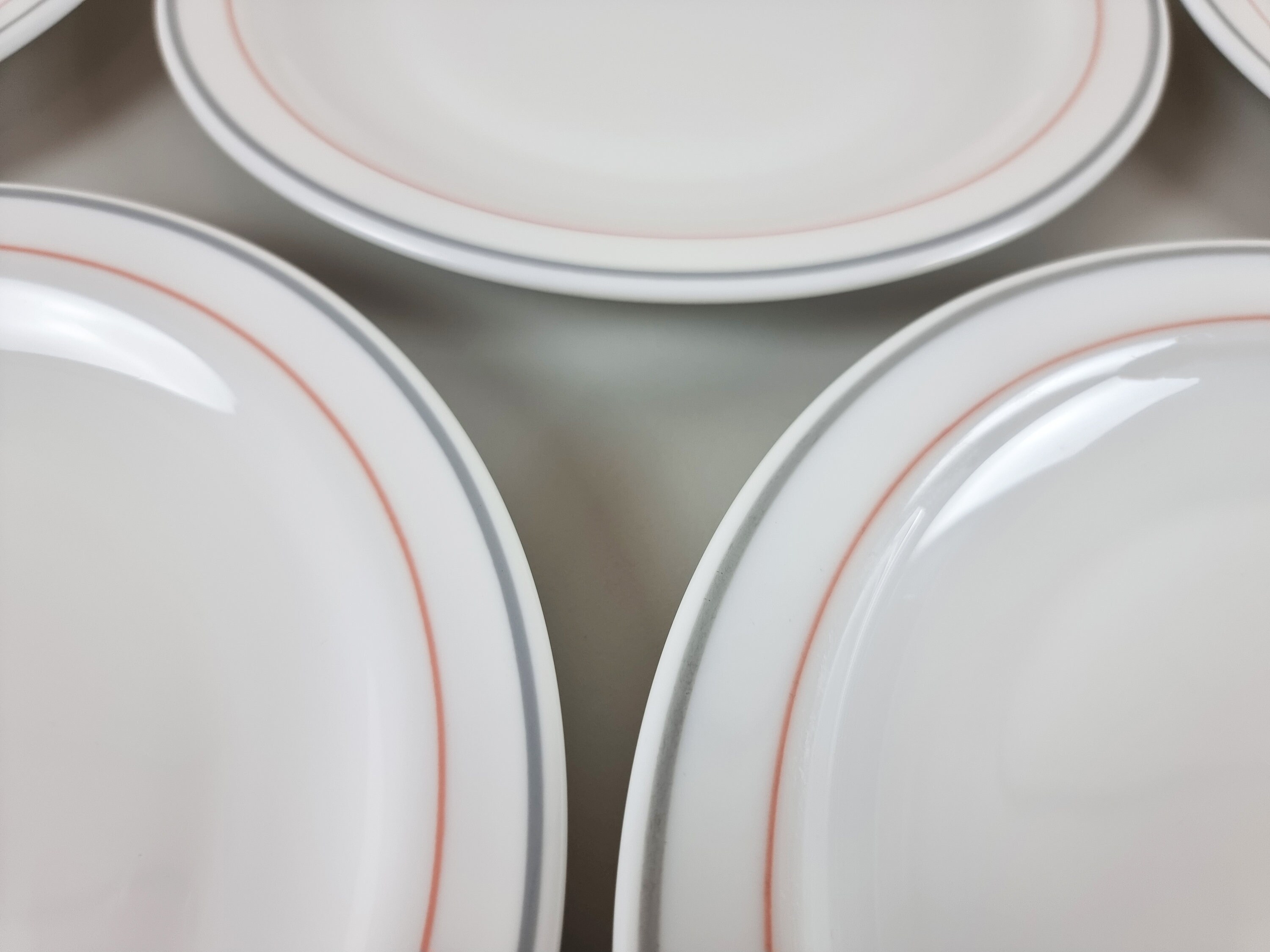 Space Age Design - Set Of 7 Vintage ARCOROC Ceramic Serving Plates ...