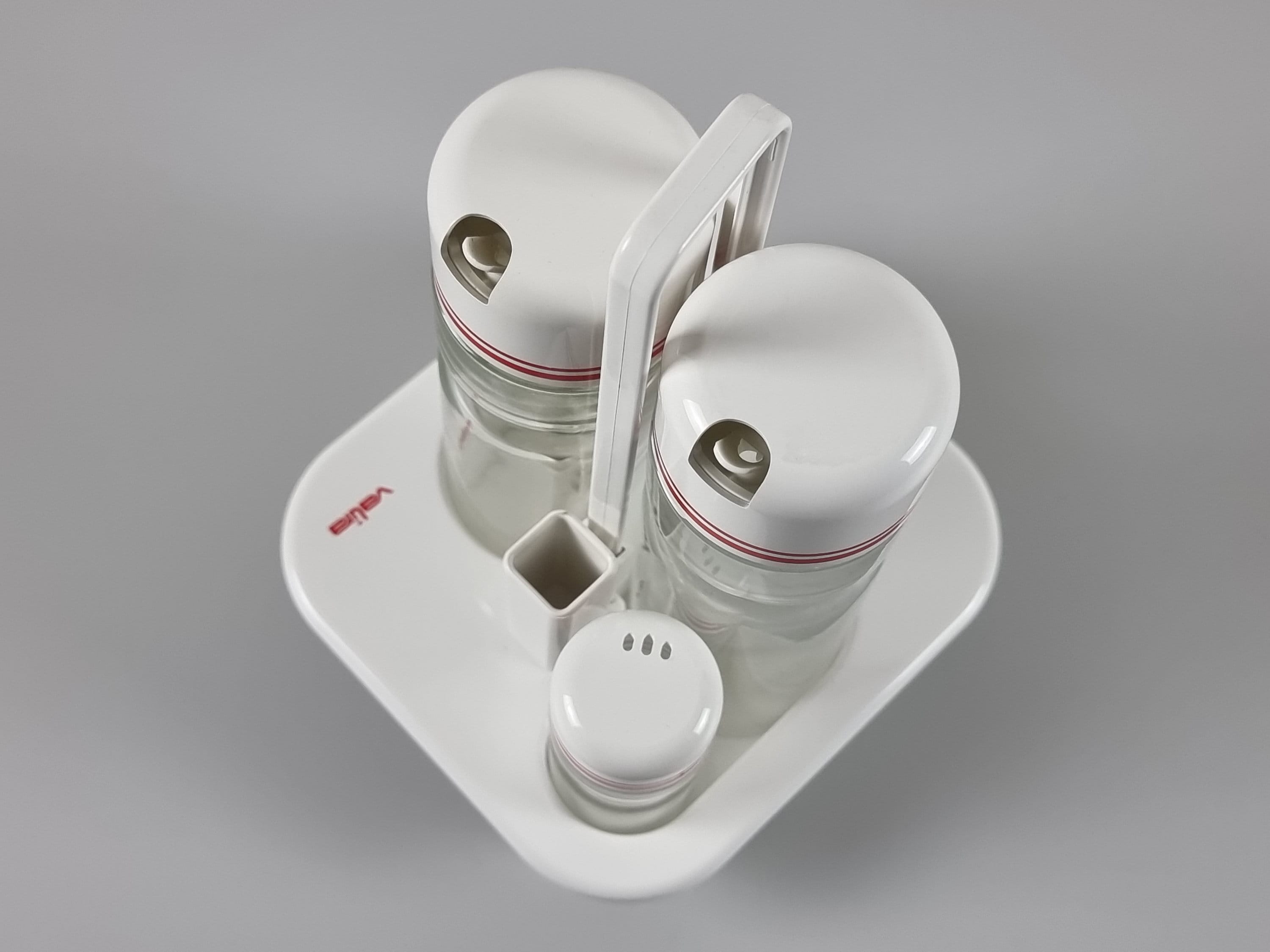 Space Age Design - Vintage VALIRA Series Cruet Set - 5-Piece Condiments ...
