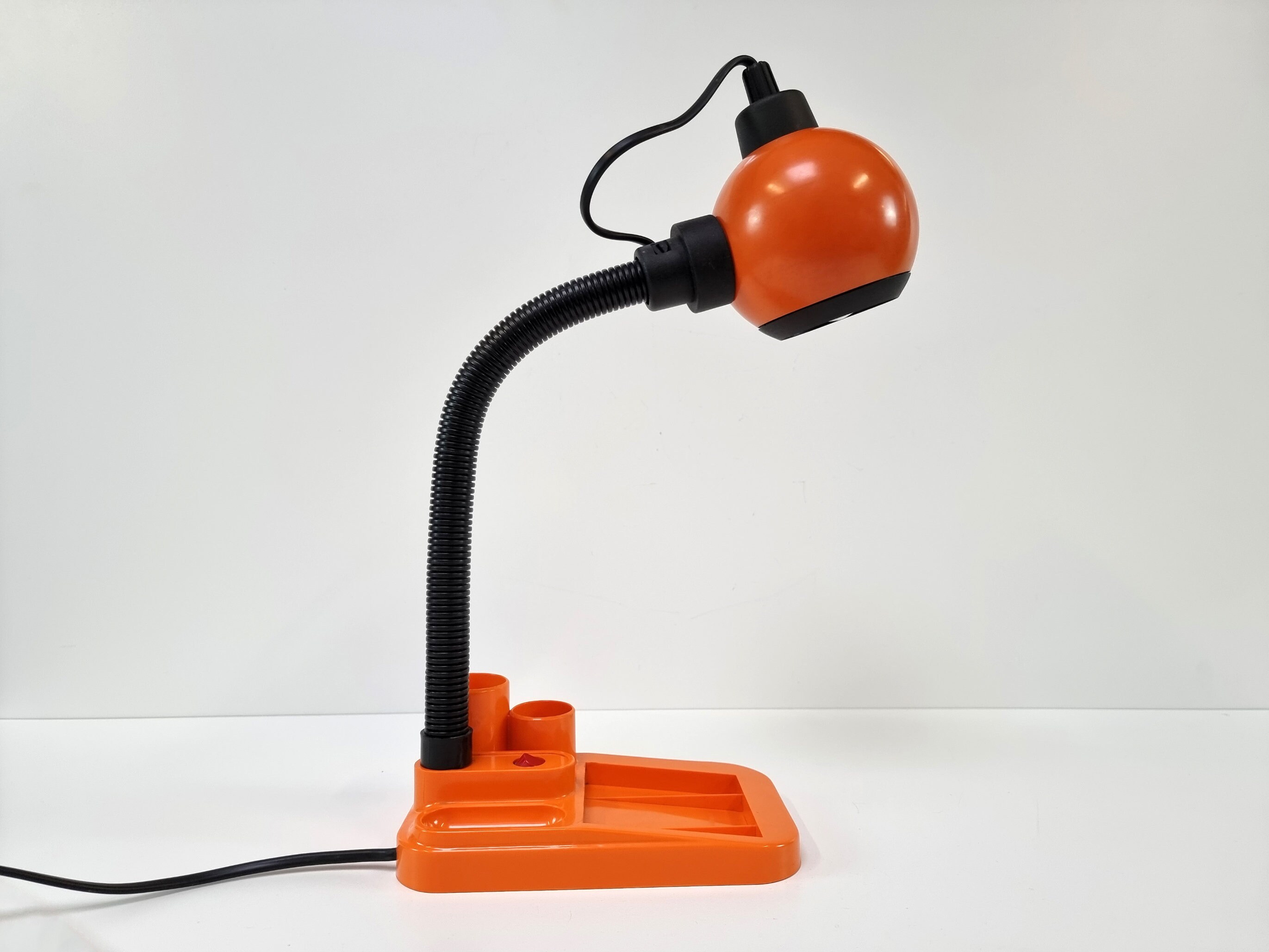Space Age Design - Vintage PAULMANN Desk Lamp With Plastic Organizer ...