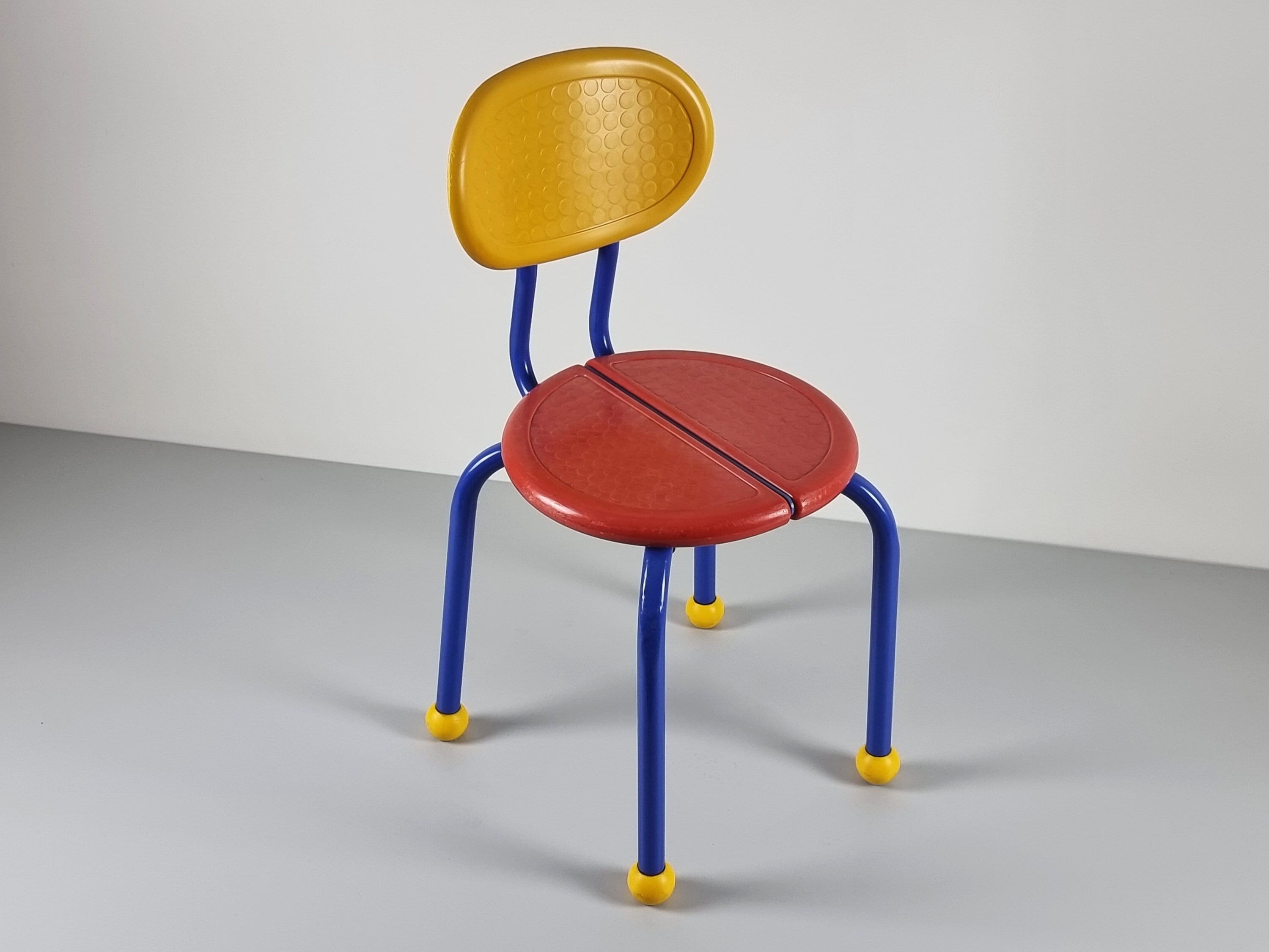 Memphis Design - Vintage IKEA Puzzel Children's Chair - Designed By ...