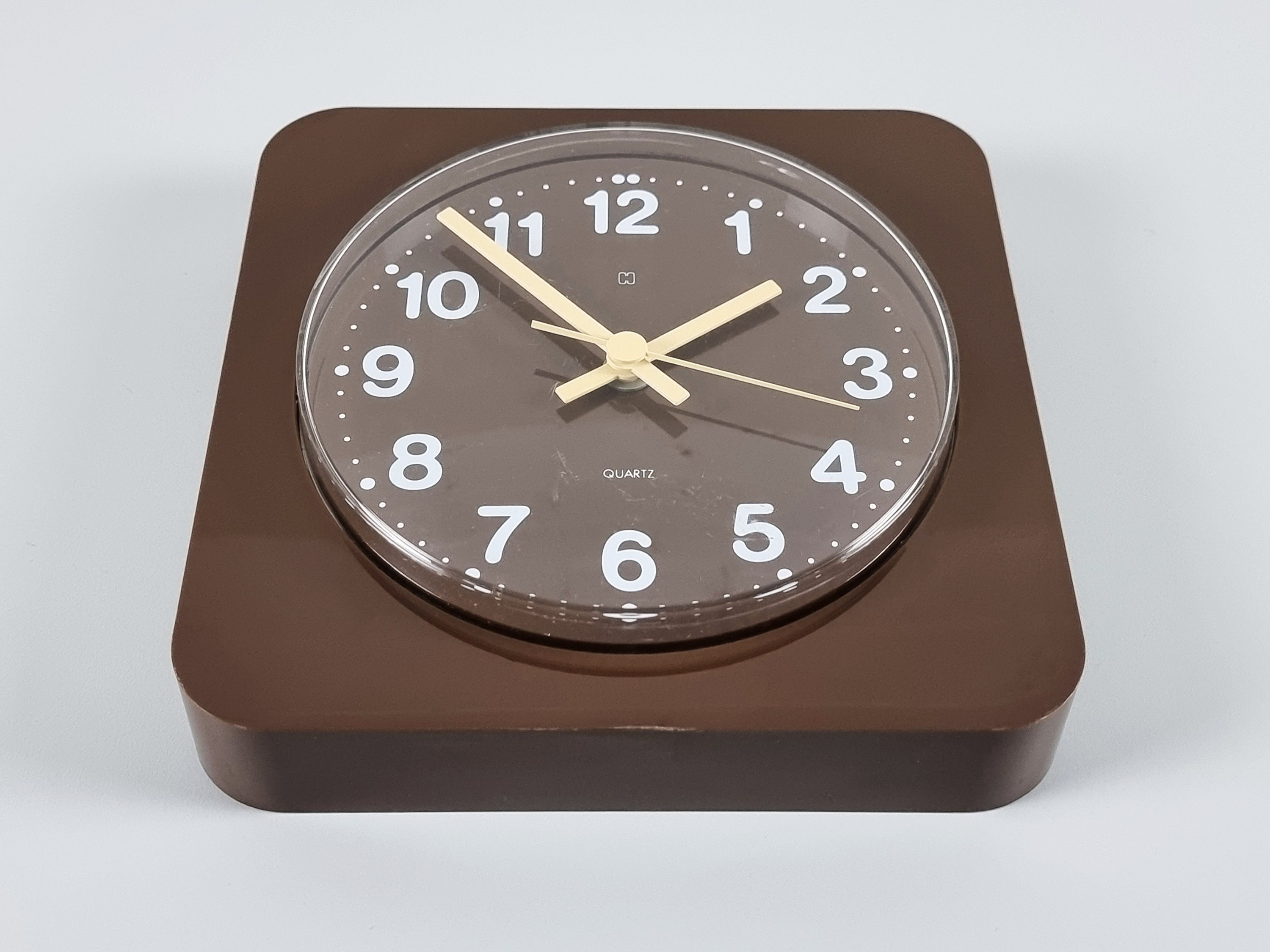 Space Age Design - Vintage HEMA Plastic Wall Clock - Vintage Decor ...