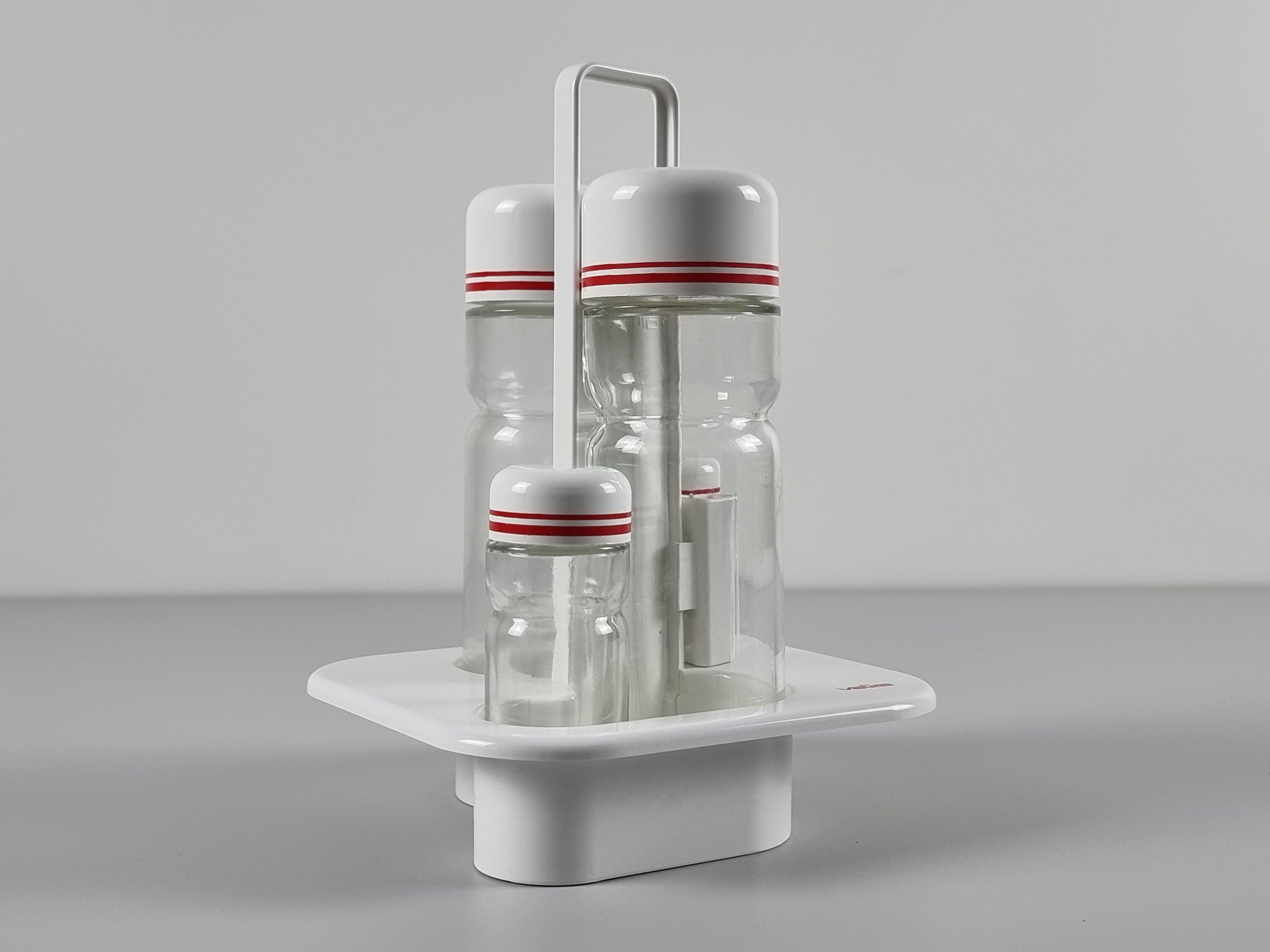 Space Age Design - Vintage VALIRA Series Cruet Set - 5-Piece Condiments ...