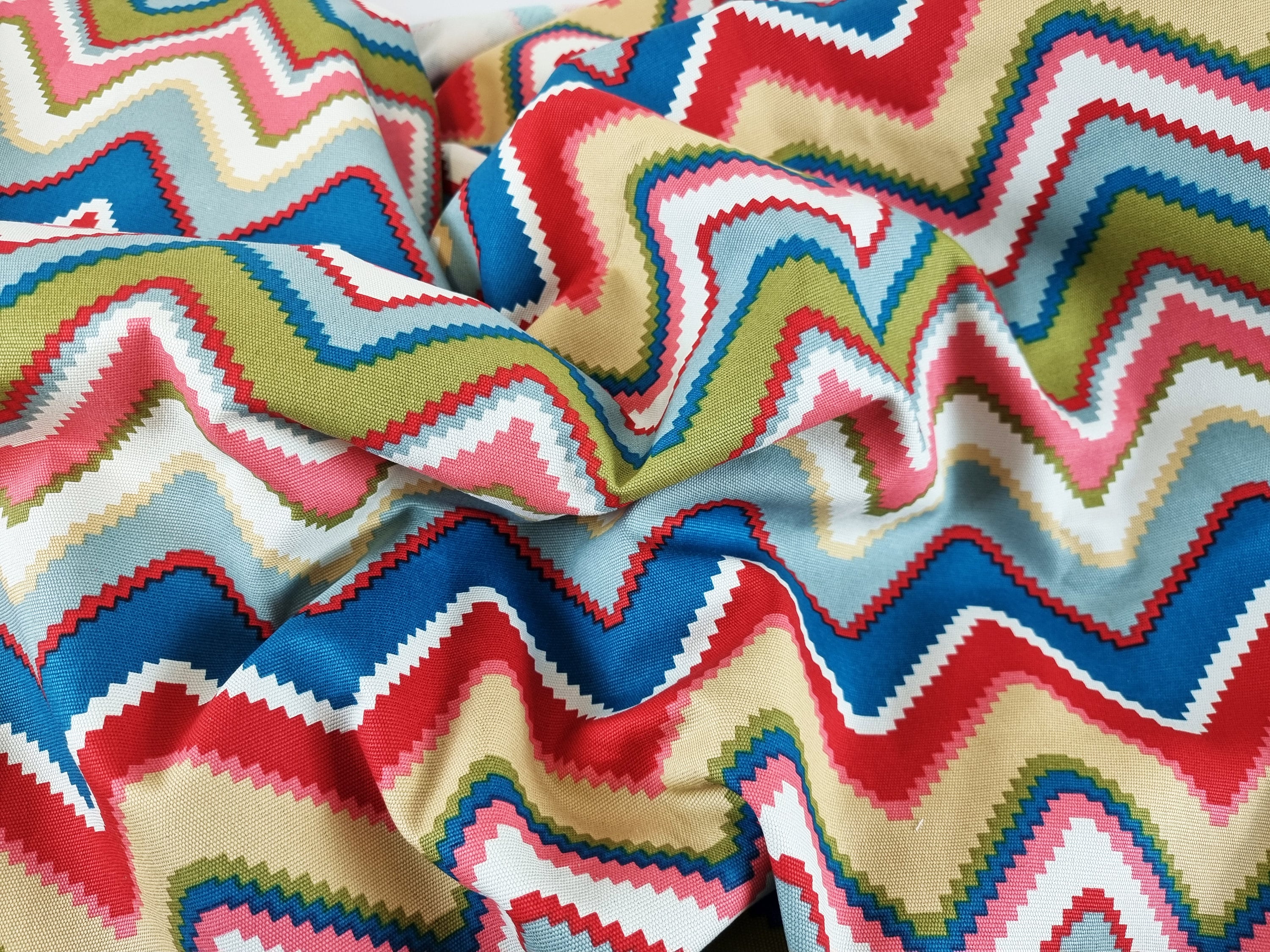 NOS - Space Age Design - Vintage 1980s Fabric - Funky Retro Fabric For ...