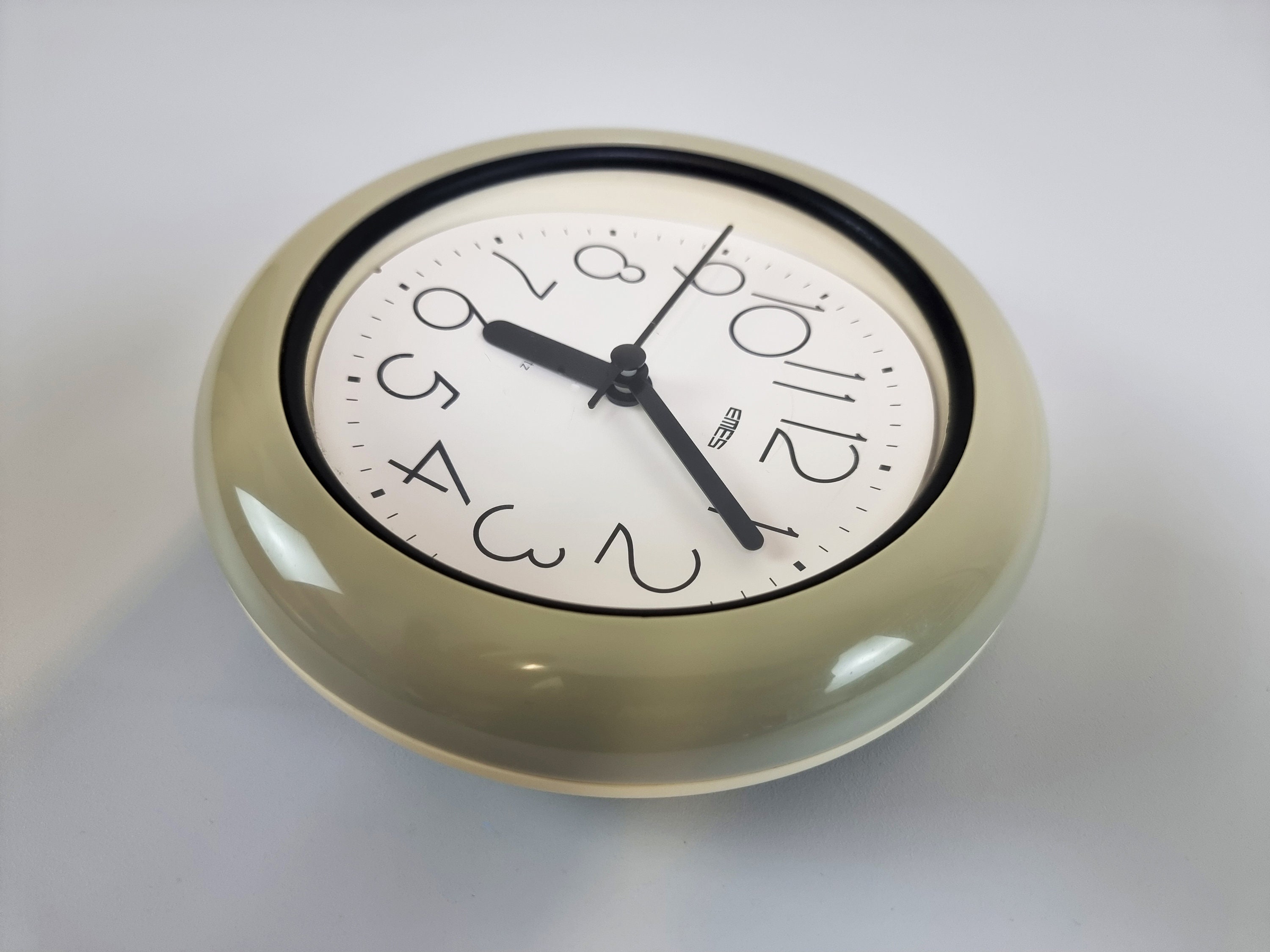 Vintage EMES Wall Clock - Vintage Plastic Wall Clock - Vintage Home ...