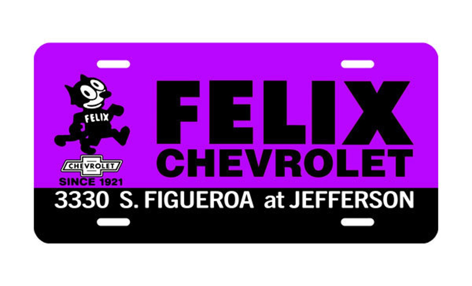 Felix | Custom Aluminium License Plate | Lowrider | Chevrolet - Etsy