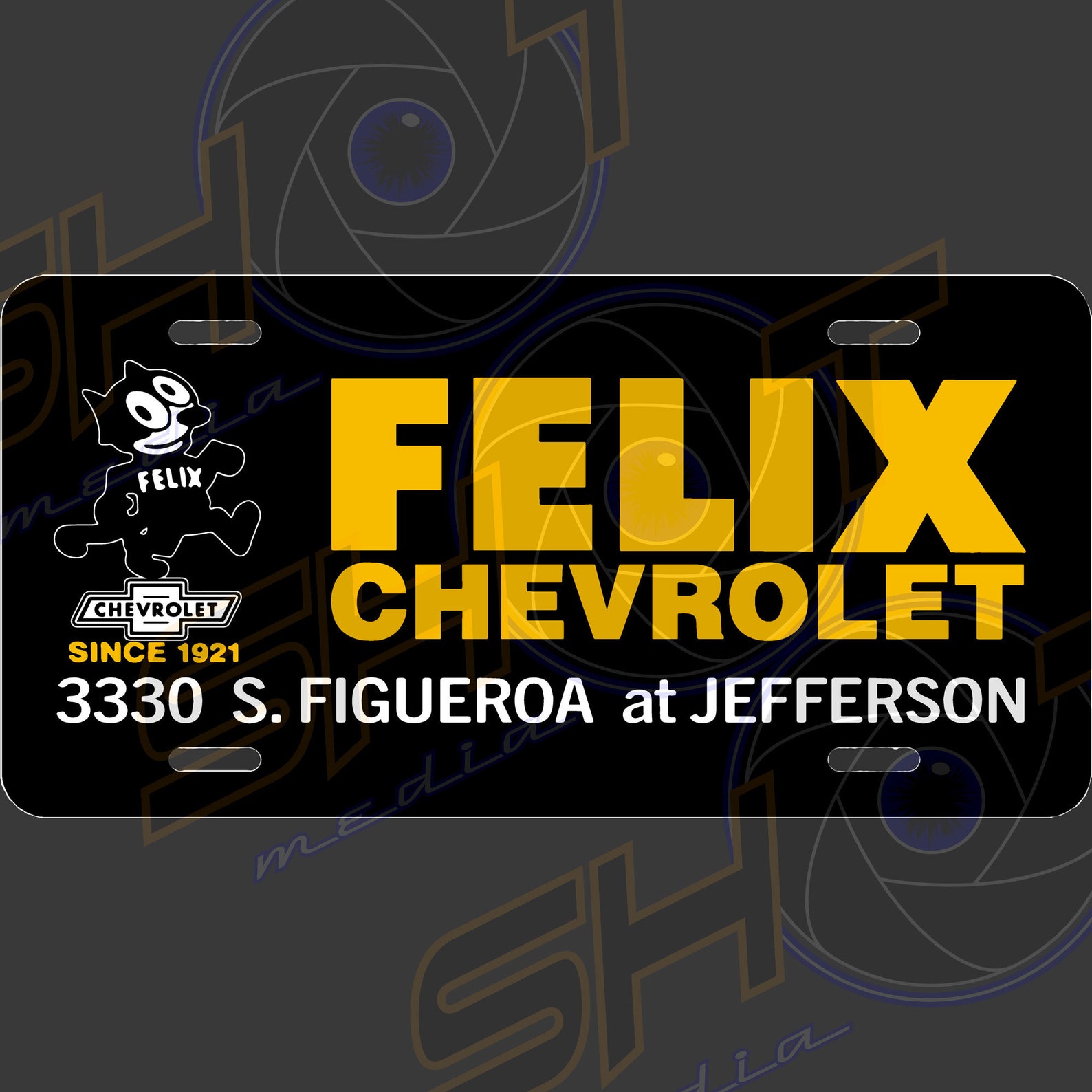 Felix | Custom Aluminium License Plate | Lowrider | Chevrolet - Etsy