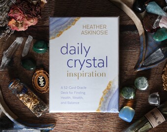 CRYSTAL WISDOM Inspiration Cards Deck Rachelle Charman - Etsy