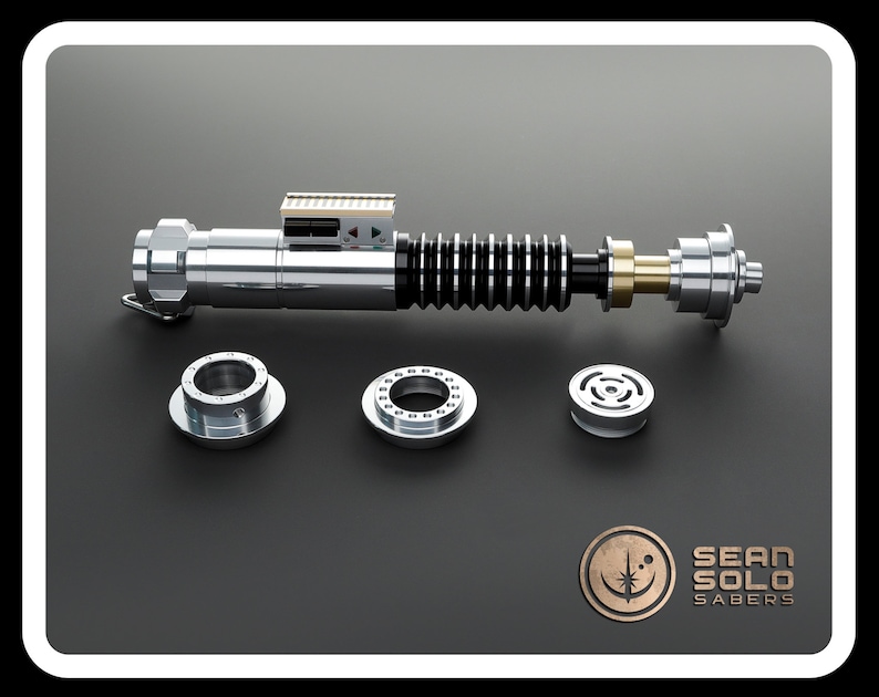 Luke Skywalker ROTJ Neopixel Lightsaber: Green Blade, Baselit, With ...