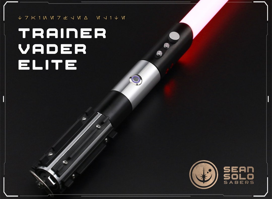 Trainer Vader Elite Neopixel Lightsaber or Baselit Lightsaber, Blade ...