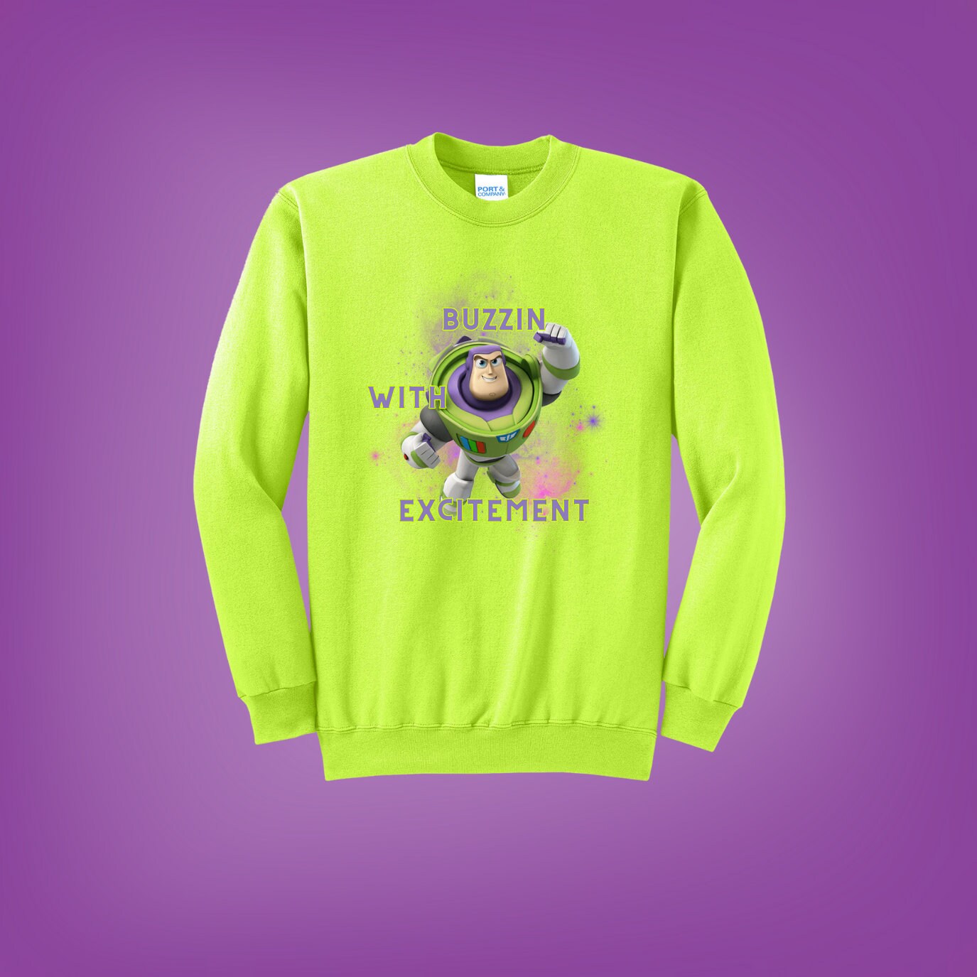 Buzz Lightyear Crewneck Toy Story Crewneck Disney - Etsy