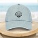 Seashell Hat, Shell Hat, Seashell Denim Hat, Beach Hat, Coastal Shell ...