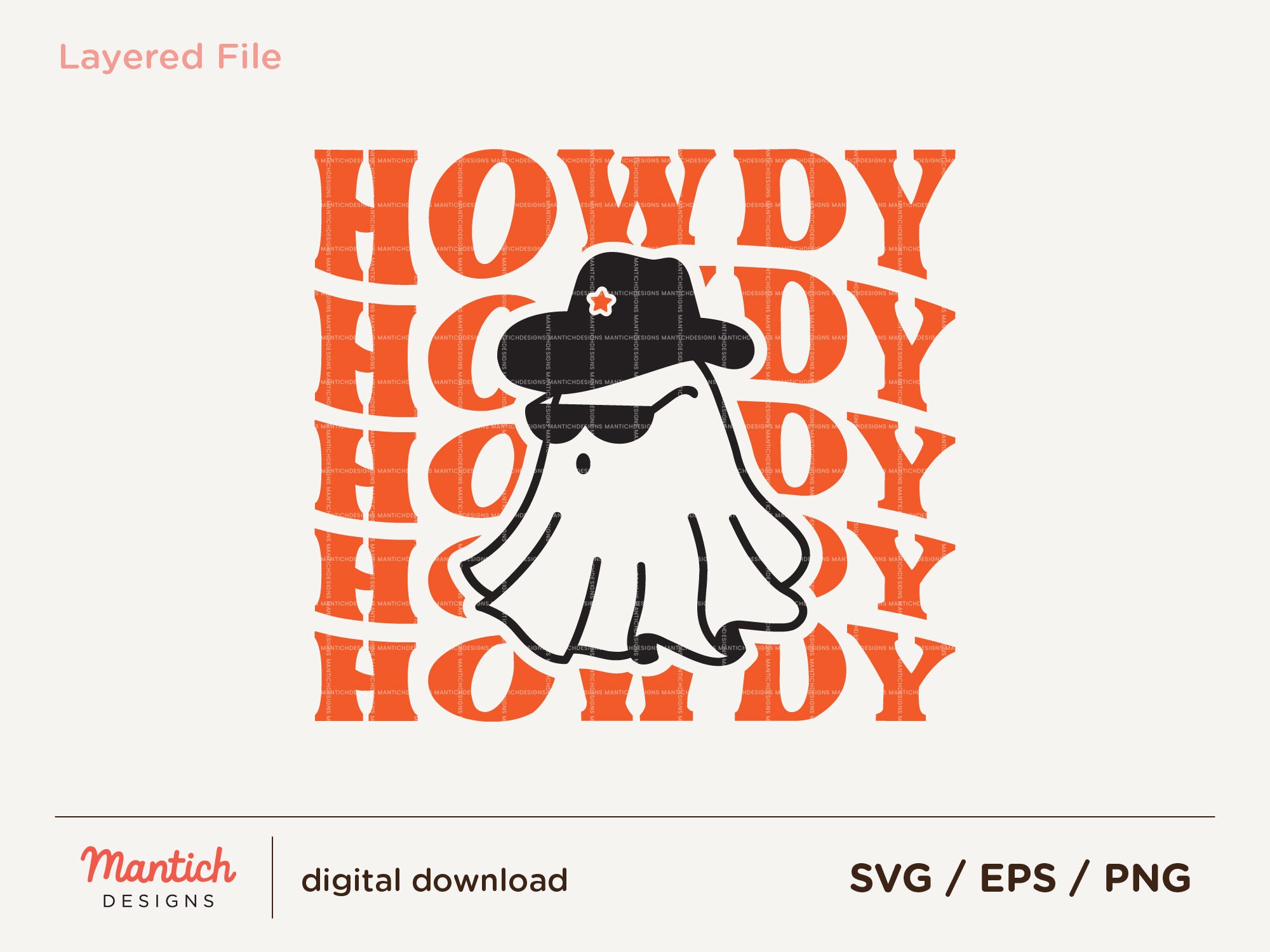 Howdy Cowboy Ghost Svg, Boo Haw Svg, Howdy Funny Ghost, Funny Halloween ...