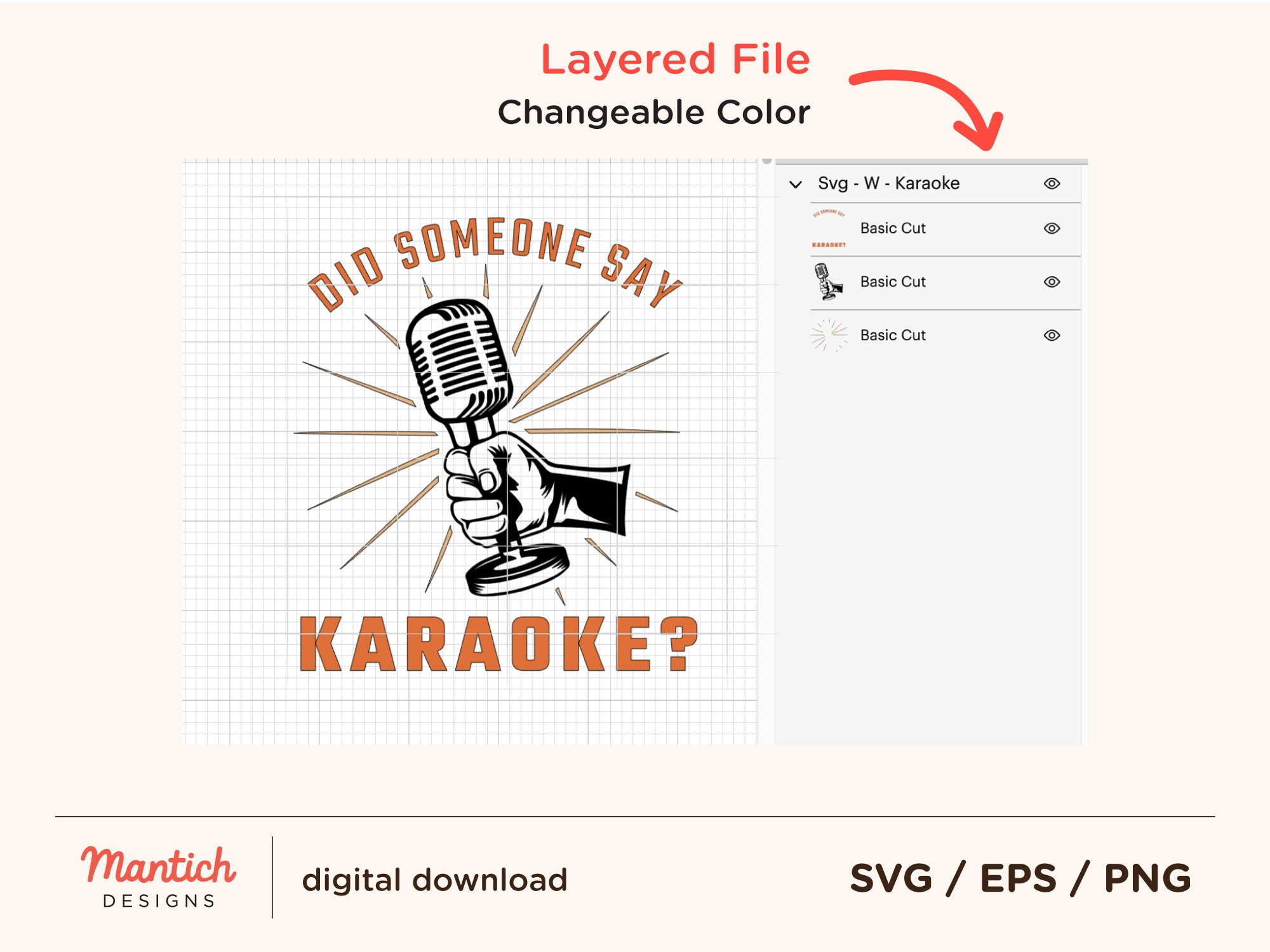 Did Someone Say Karaoke Svg / Music Lover Svg / Musician Gift Idea ...