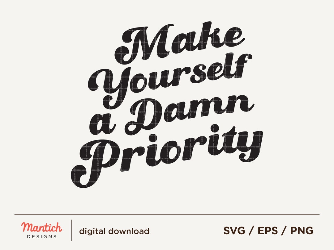 Hágase una prioridad, Salud Mental Svg, Citas y Refranes, Letras ...