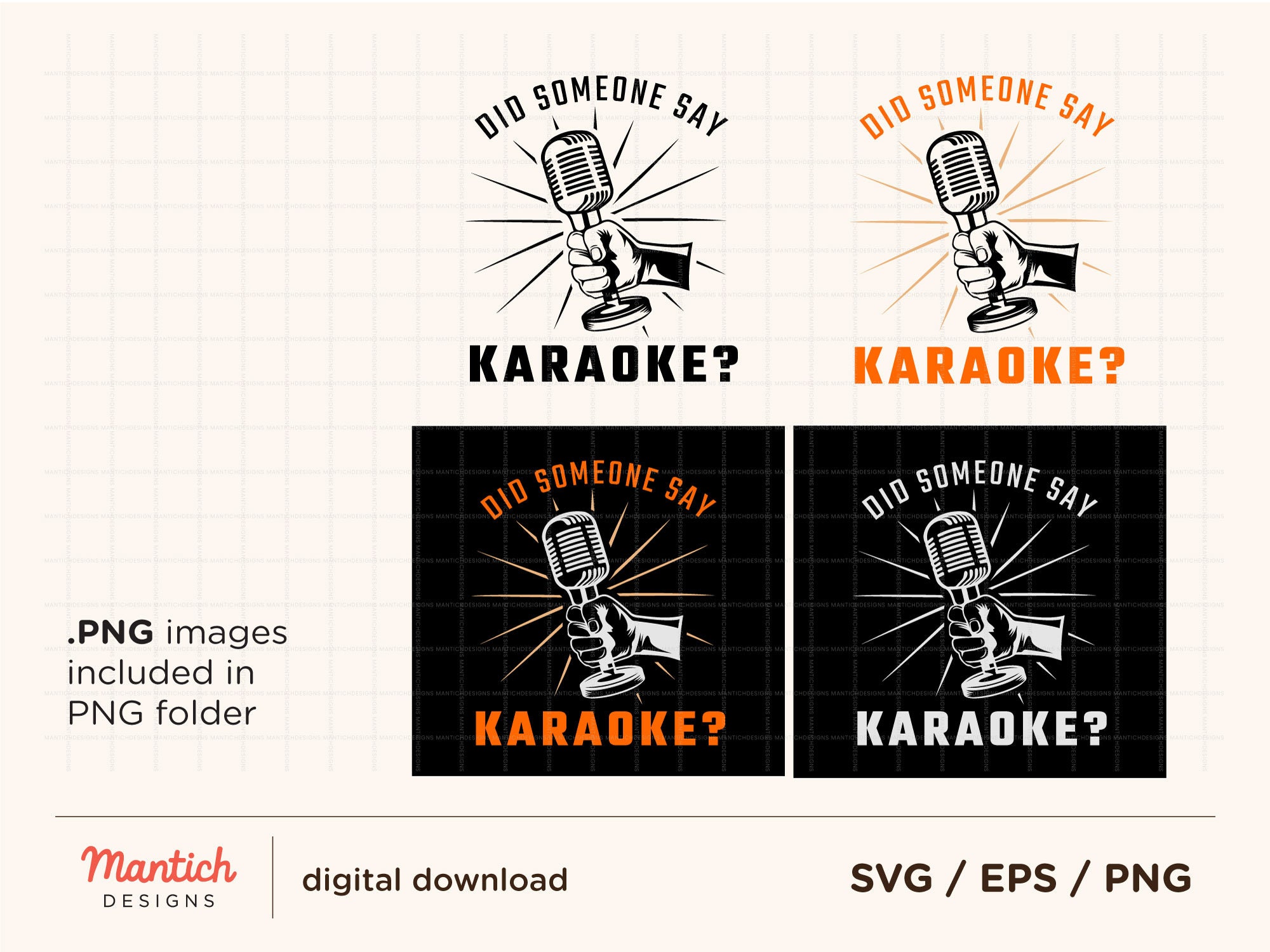 Did Someone Say Karaoke? Svg / Music Lover Svg / Musician Gift Idea ...