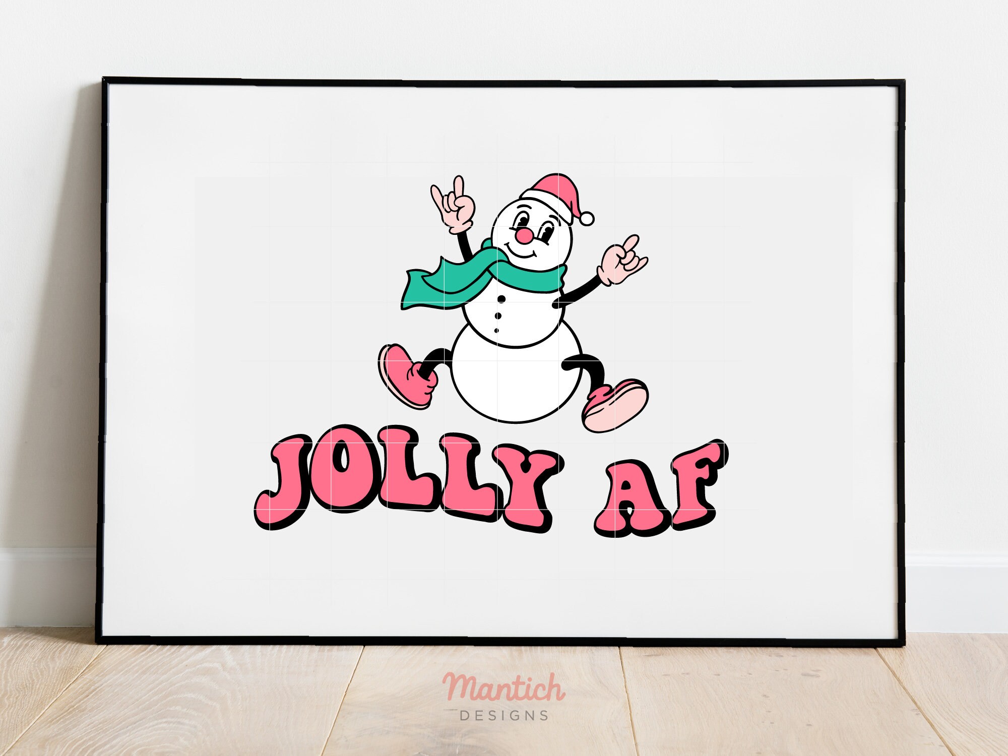 Jolly AF Snowman Svg Jolly AF Png Svg Retro Jolly Svg - Etsy Israel