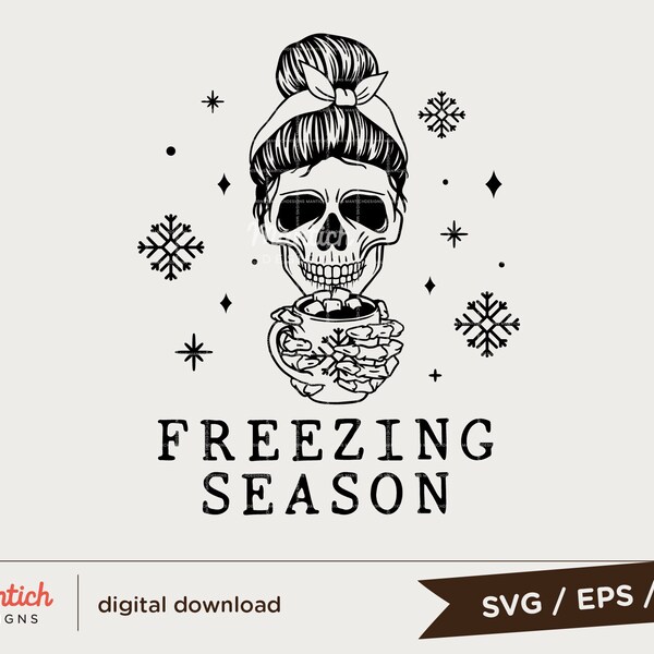 Freezing Skeleton - Etsy