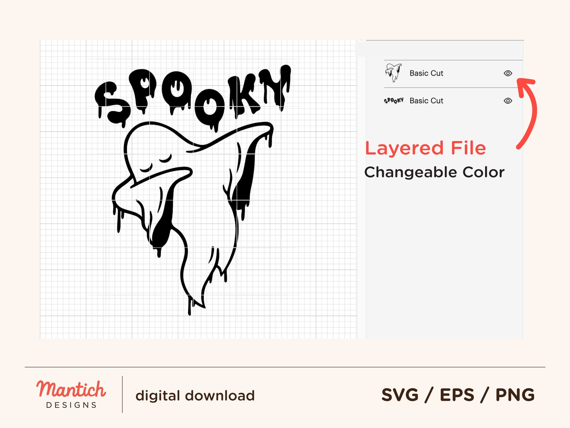 Spooky Dabbing Ghost Svg Spooky Season Cut File Halloween Svg Ghost Dab ...