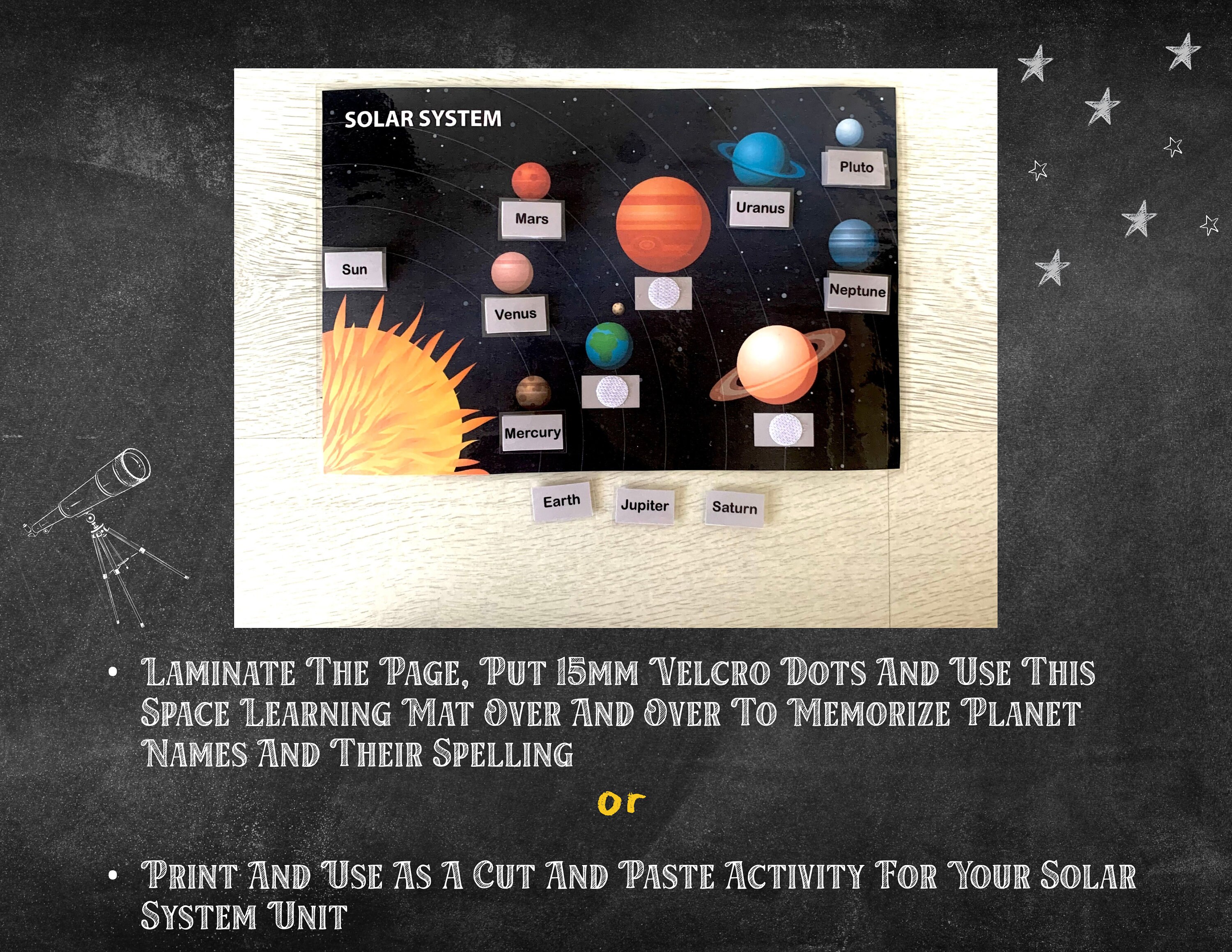 Solar System Worksheet, Busy Book Pages, Preschool Busy Book, Solar ...