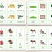 Farm Animals Montessori Printable Vocabulary 3 Part Cards. Nomenclature ...