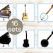 Music Instruments Shadow Matching Cards. Preschool Music Activity ...