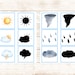 Weather Shadow Matching Cards. Montessori Toddler Printable. Preschool ...